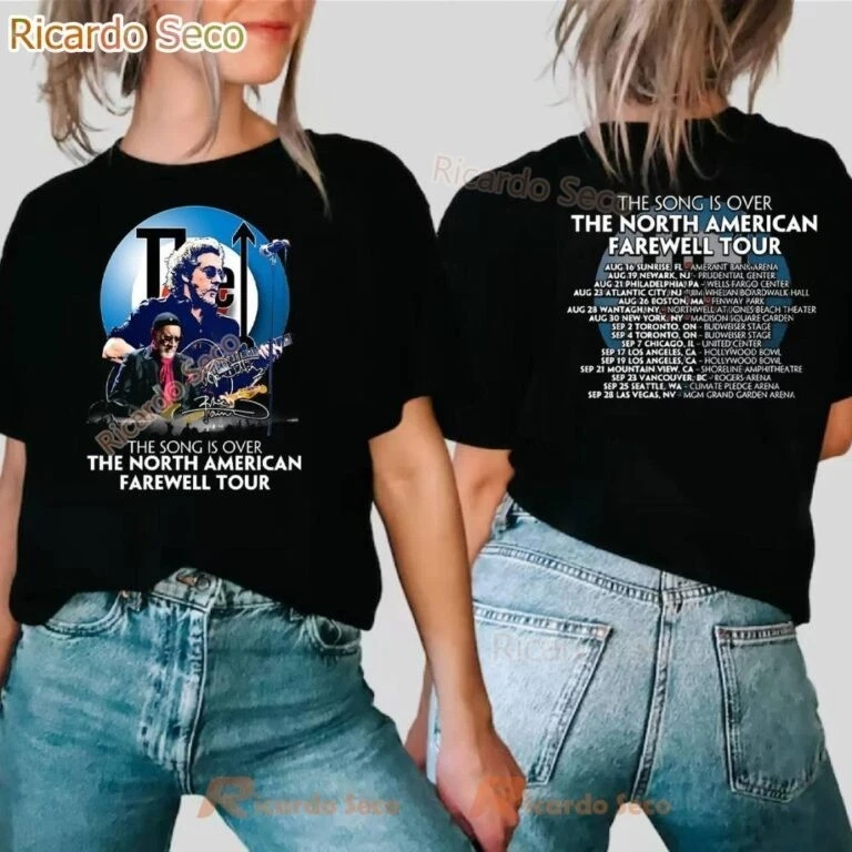 The Who The Song Is Over Tour 2025 Farewell Concert Fan tee - Walmart.com