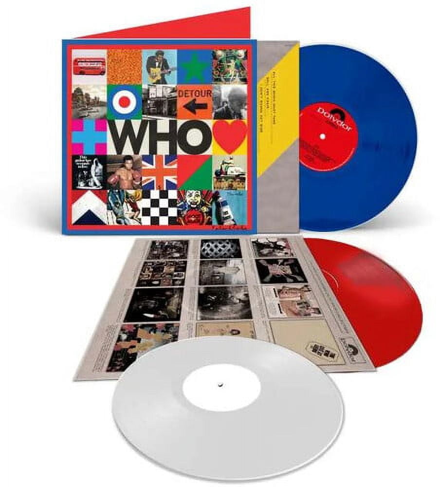 The Who - Who - Deluxe Edition includes 2LP's on Red & Blue Colored ...