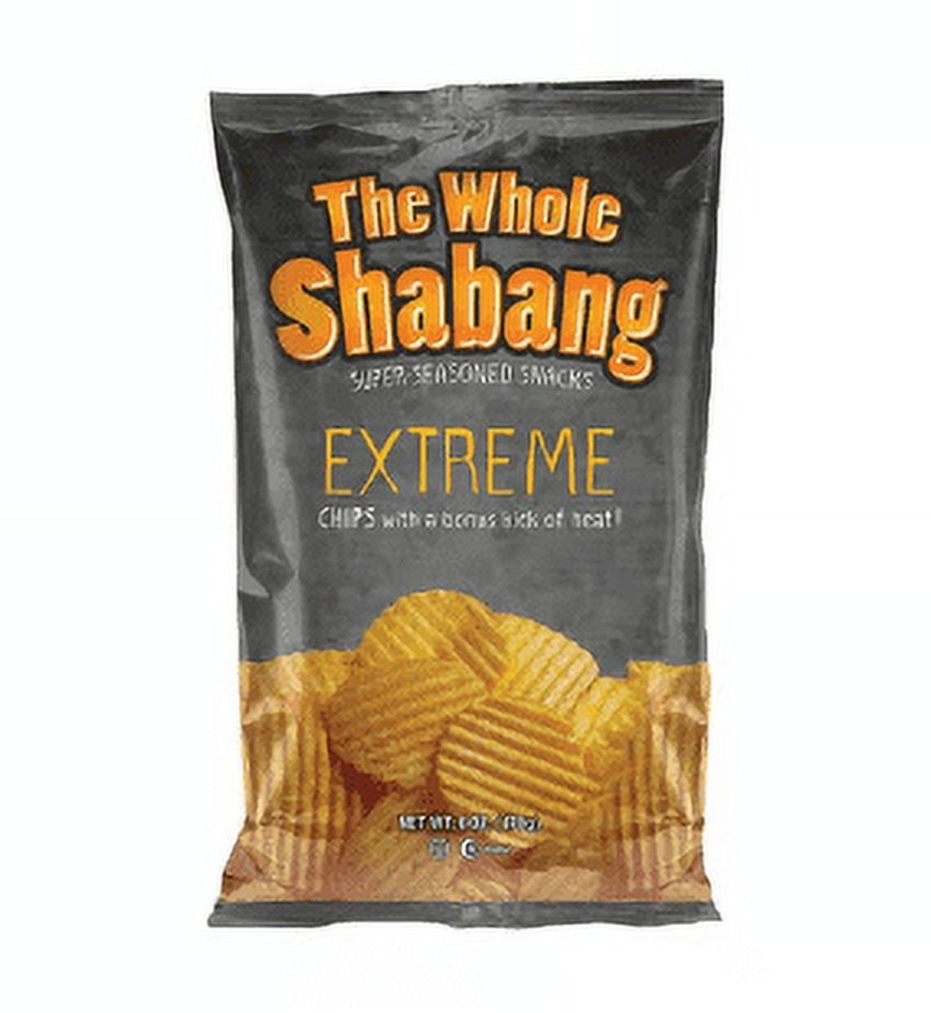 The Whole Shabang Extreme Potato Chips by Moon Lodge - Pack of 72, 1 ...