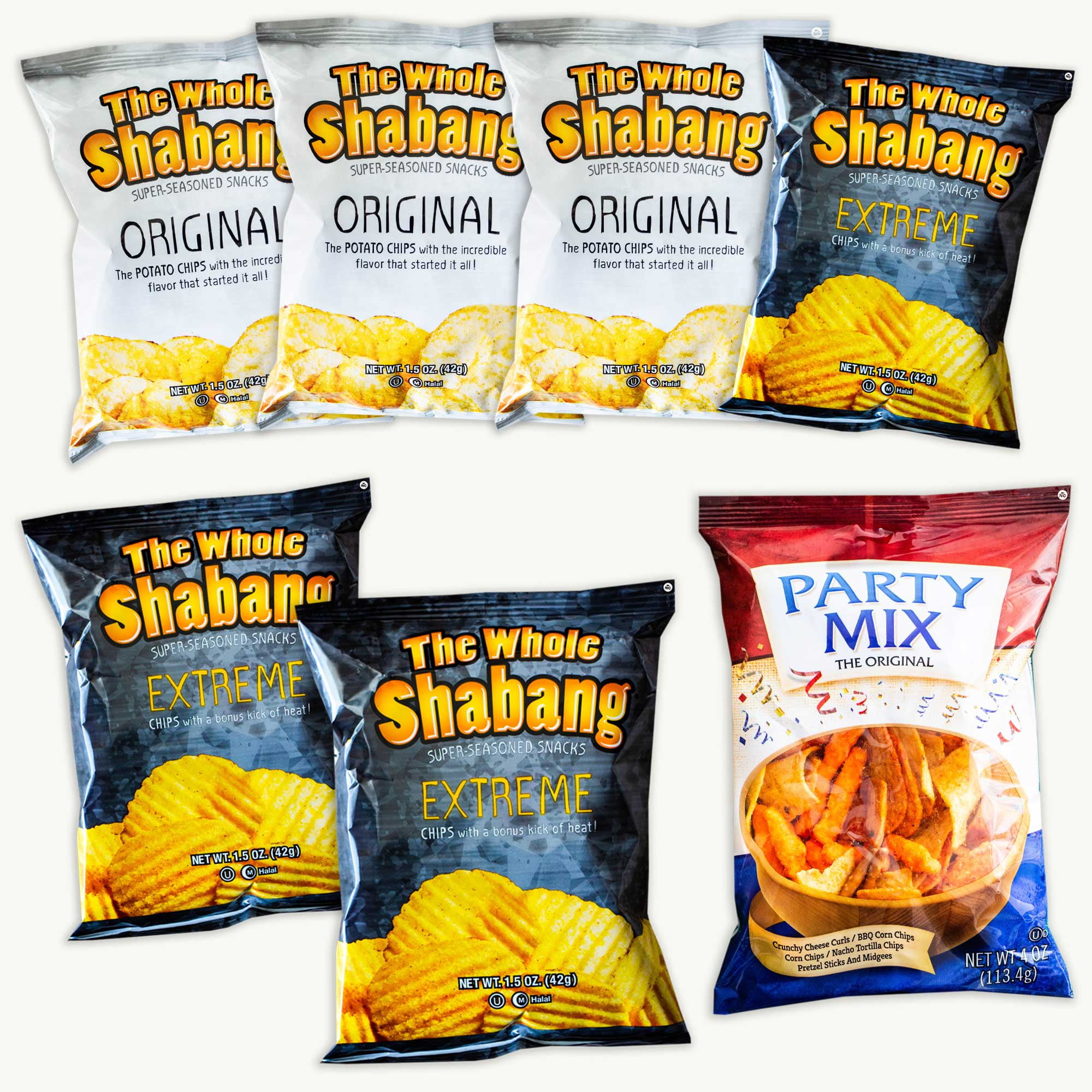 The Whole Shabang Potato Chips Variety Pack (1.5oz) - Original (3pk ...