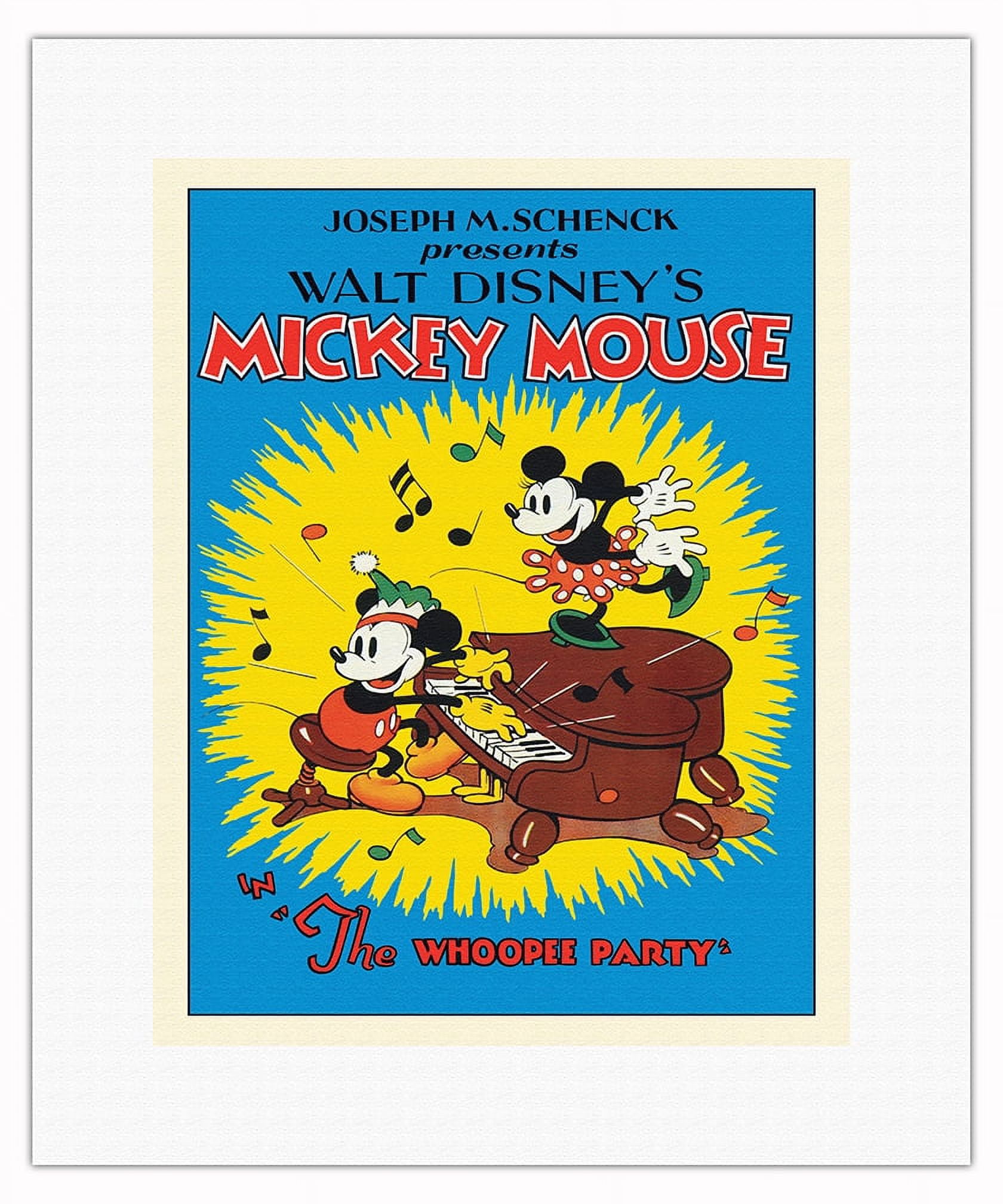 The Whoopee Party - Starring Mickey Mouse Minnie Mouse - Vintage Film ...