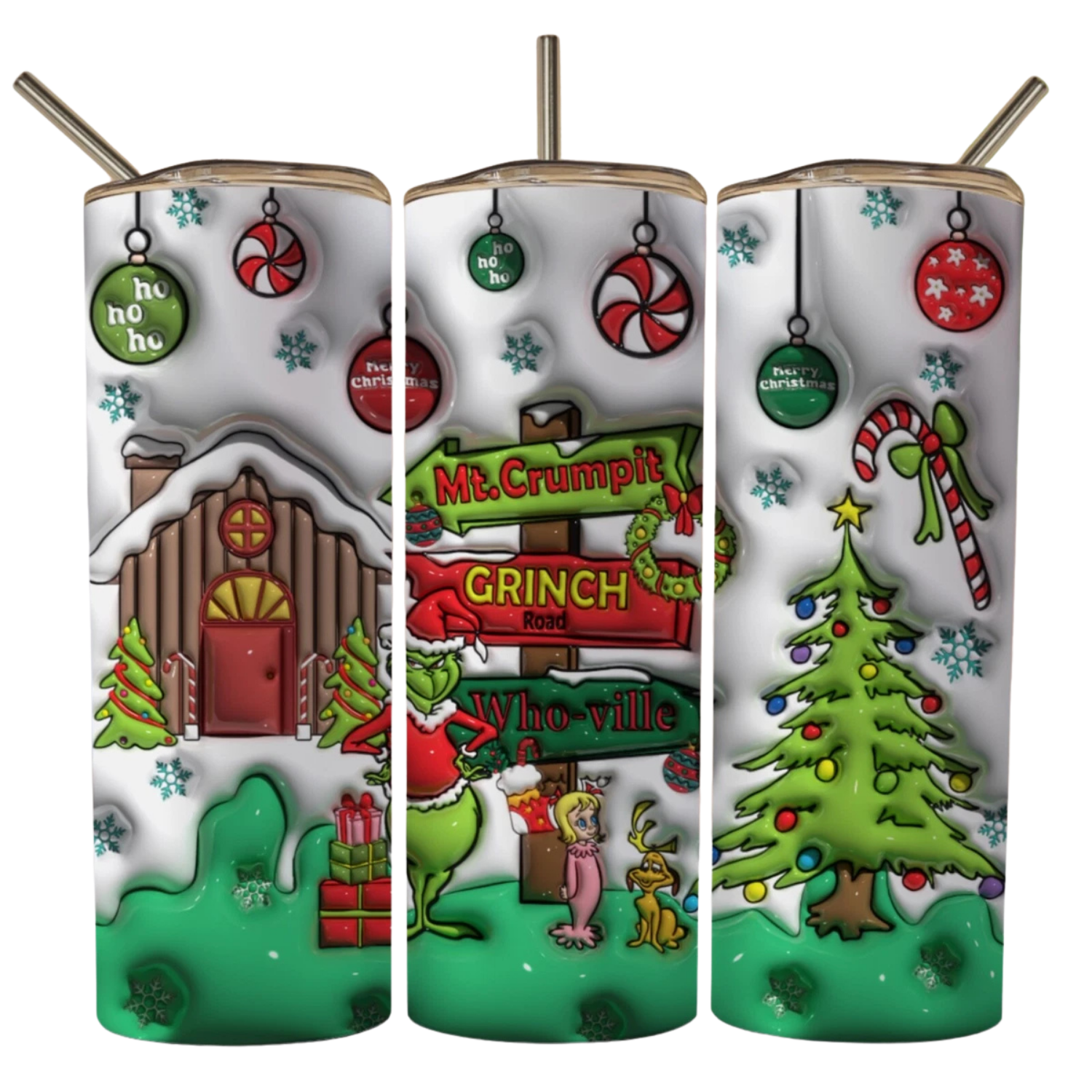 The Whoville Grinch Christmas Inspired Designed Hot and Cold 20oz ...