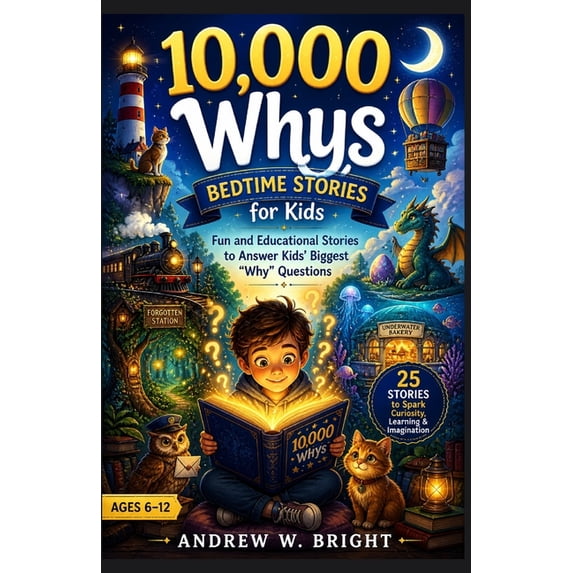 The Whys 10,000 Whys Bedtime Stories for Age 6-12: Fun and Educational ...