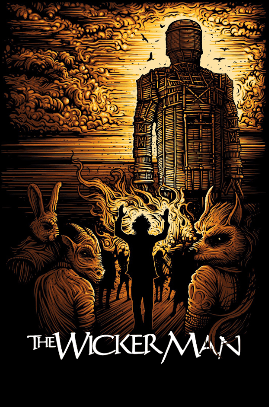 The Wicker Man 1973 Movie Poster 24x36 Horror Mystery Pagan Thriller ...