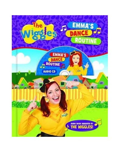 Pre-Owned The Wiggles Book & CD - Emma's Dance Routine Hardcover ...