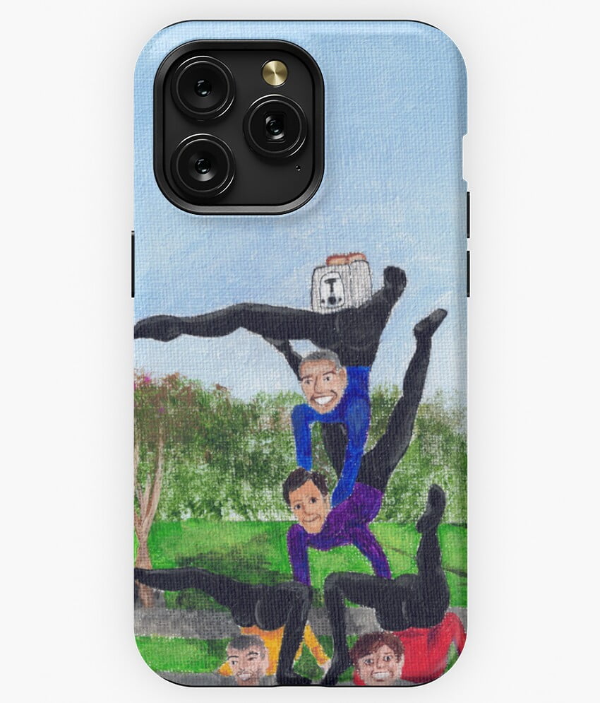 The Wiggles Doing a Human Pyramid in Paris Texas A1832 Phone Case for ...