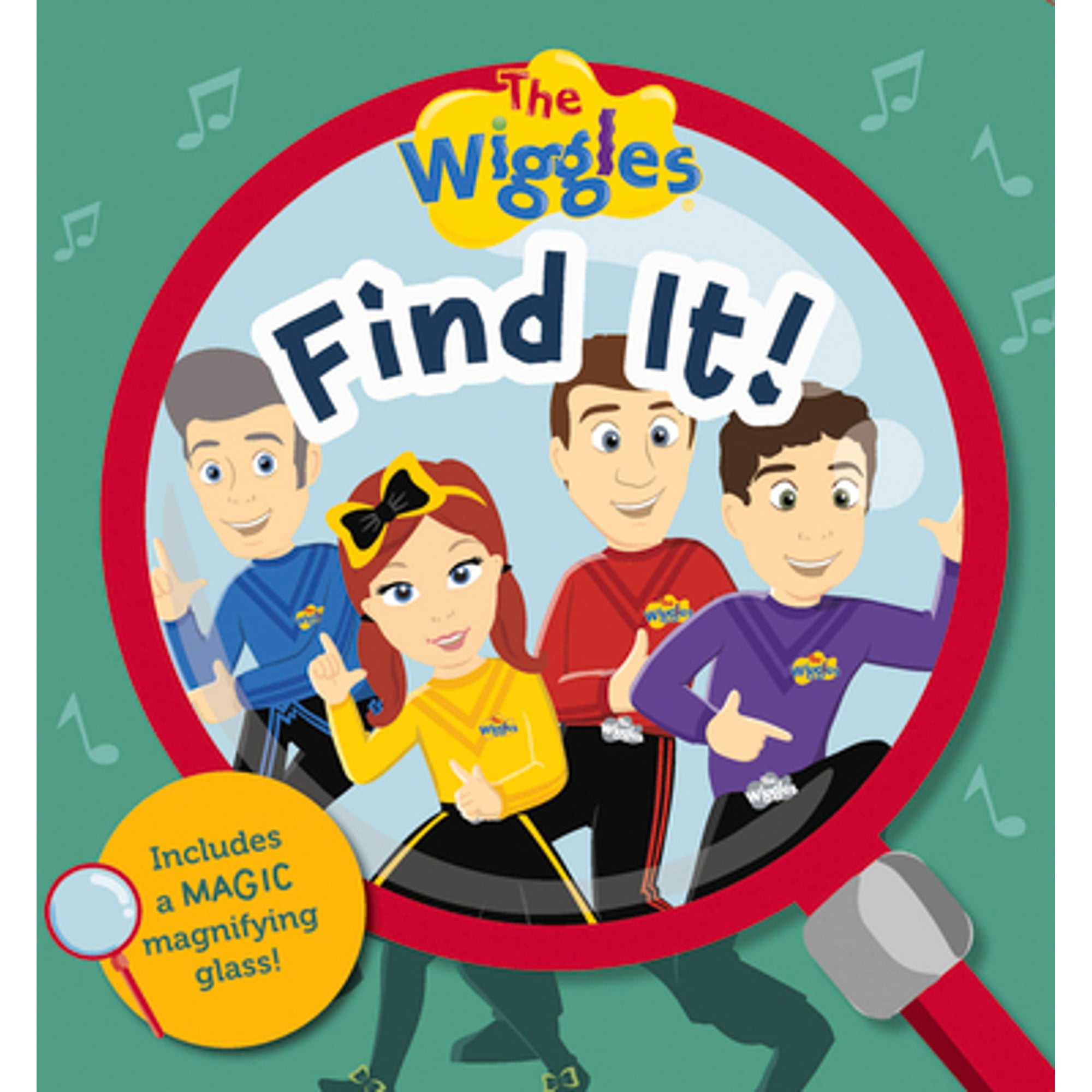 Pre-Owned The Wiggles: Find It! Magic Magnifying Glass Book (Hardcover ...