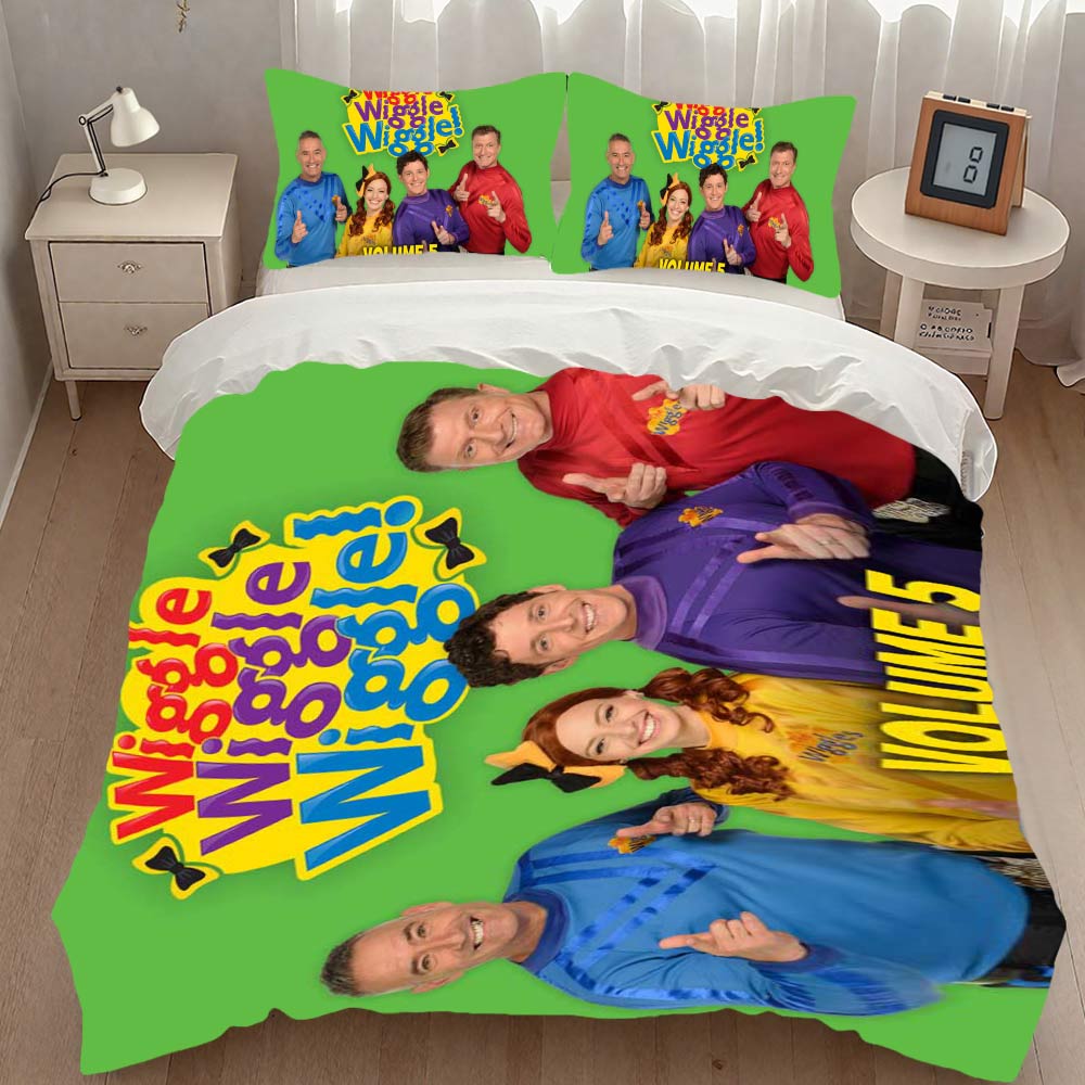 The Wiggles Kids Toddler Sheet Bedding Set Pillow Christmas Comforter ...