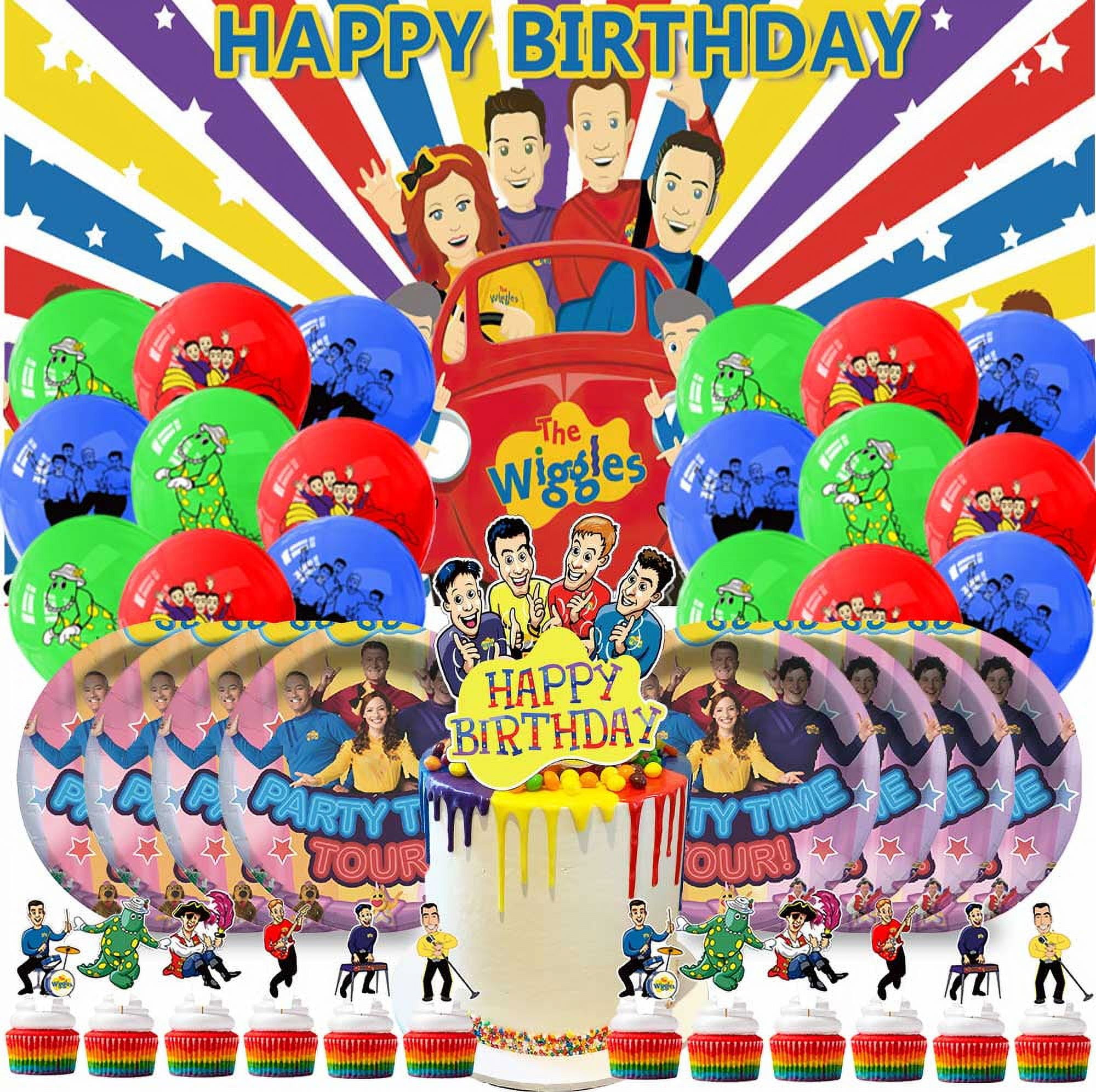 Wiggles Birthday Balloons Emma Wiggle Party Decorations, INSTANT