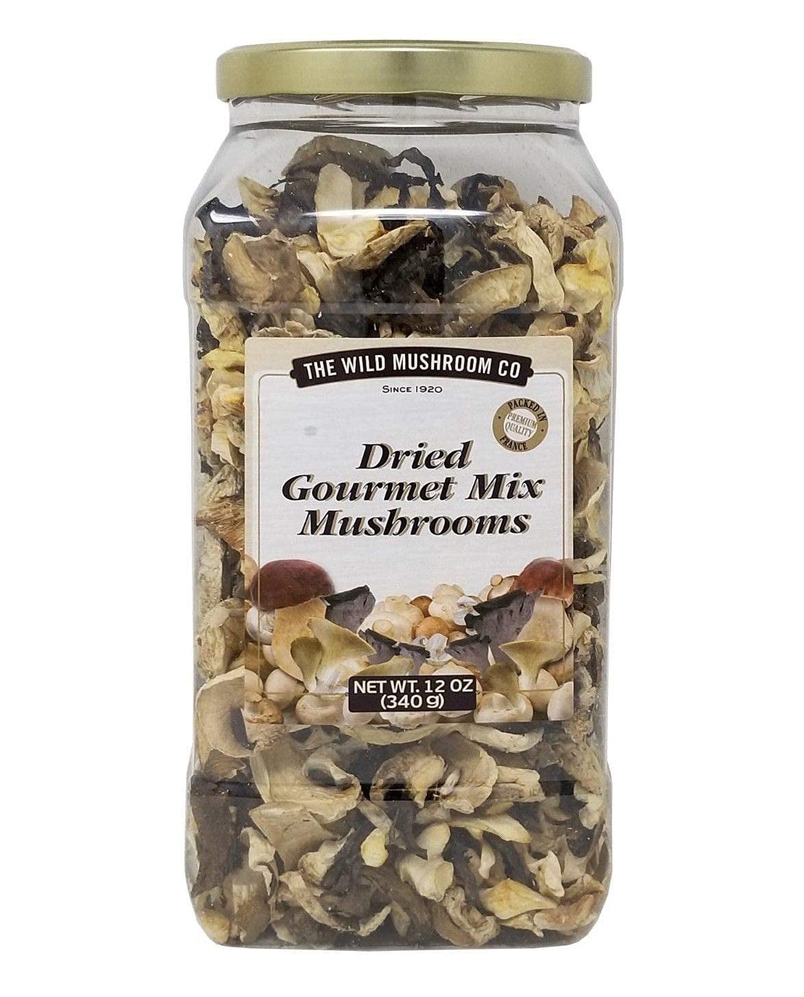 The Wild Mushroom Co. Dried Gourmet Mix European Mushrooms, 12 Ounces ...