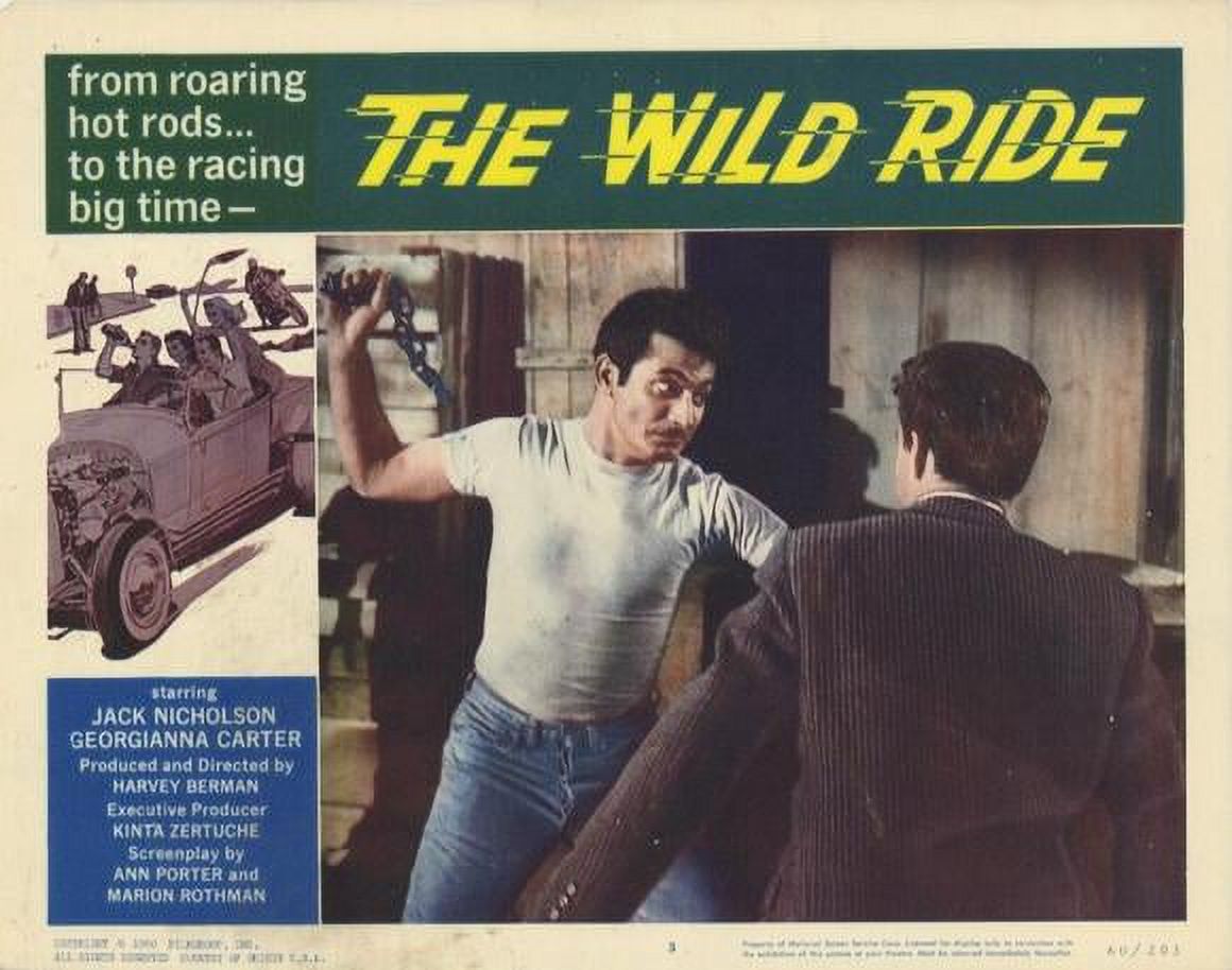 The Wild Ride - movie POSTER (Style C) (11" x 14") (1960) - Walmart.com