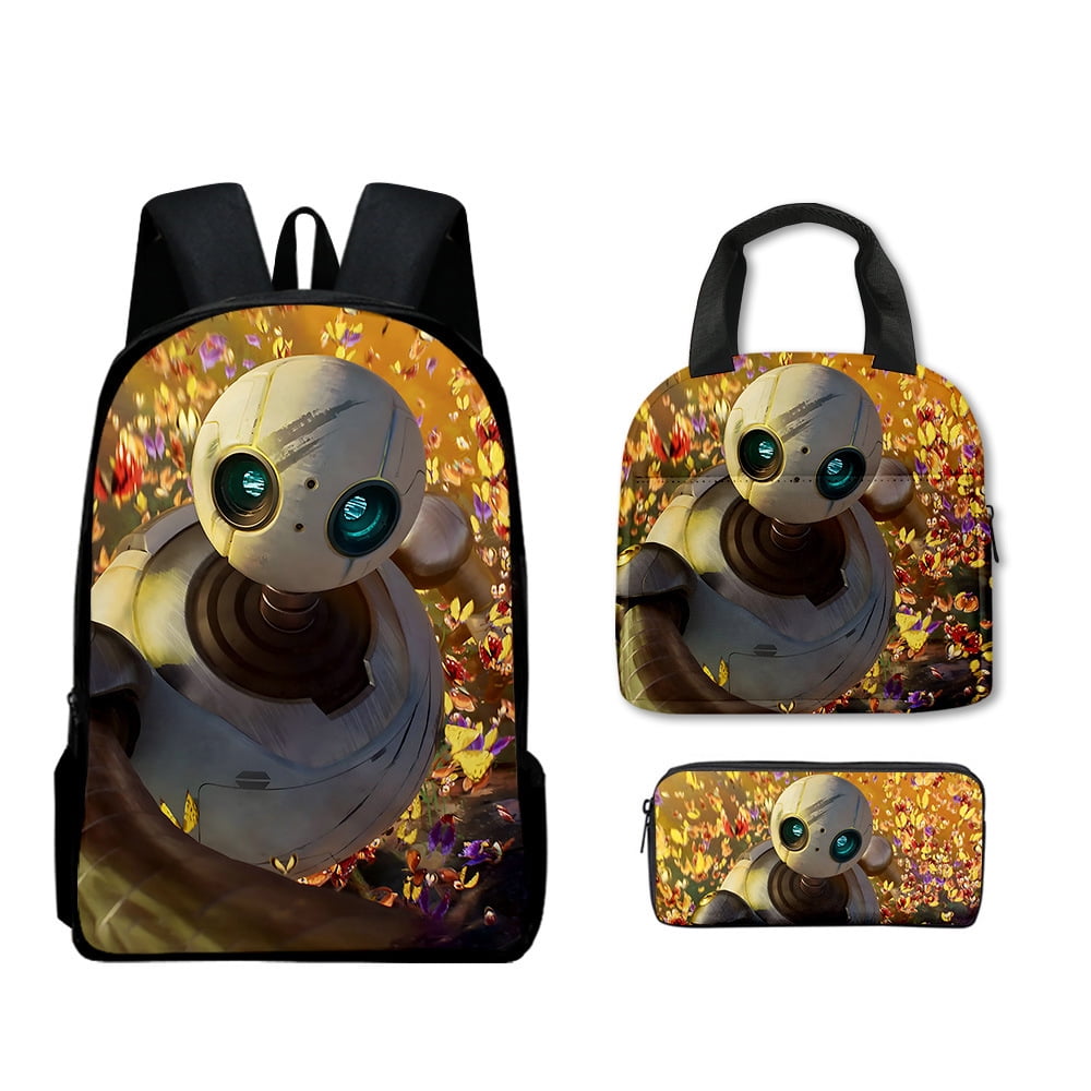 The Wild Robot Anime Travel Backpack for Teens/Womens/Mens/ Casual ...
