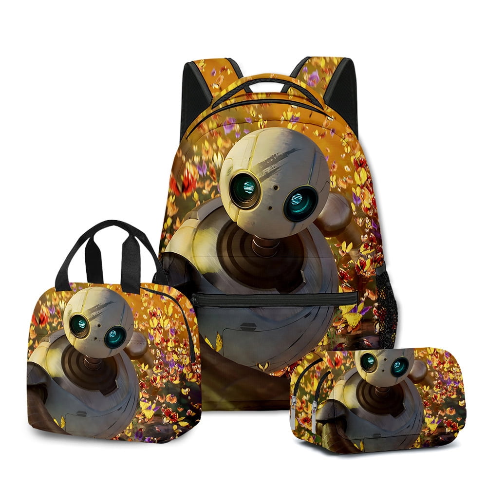 The Wild Robot Anime Travel Backpack for Teens/Womens/Mens/ Casual ...