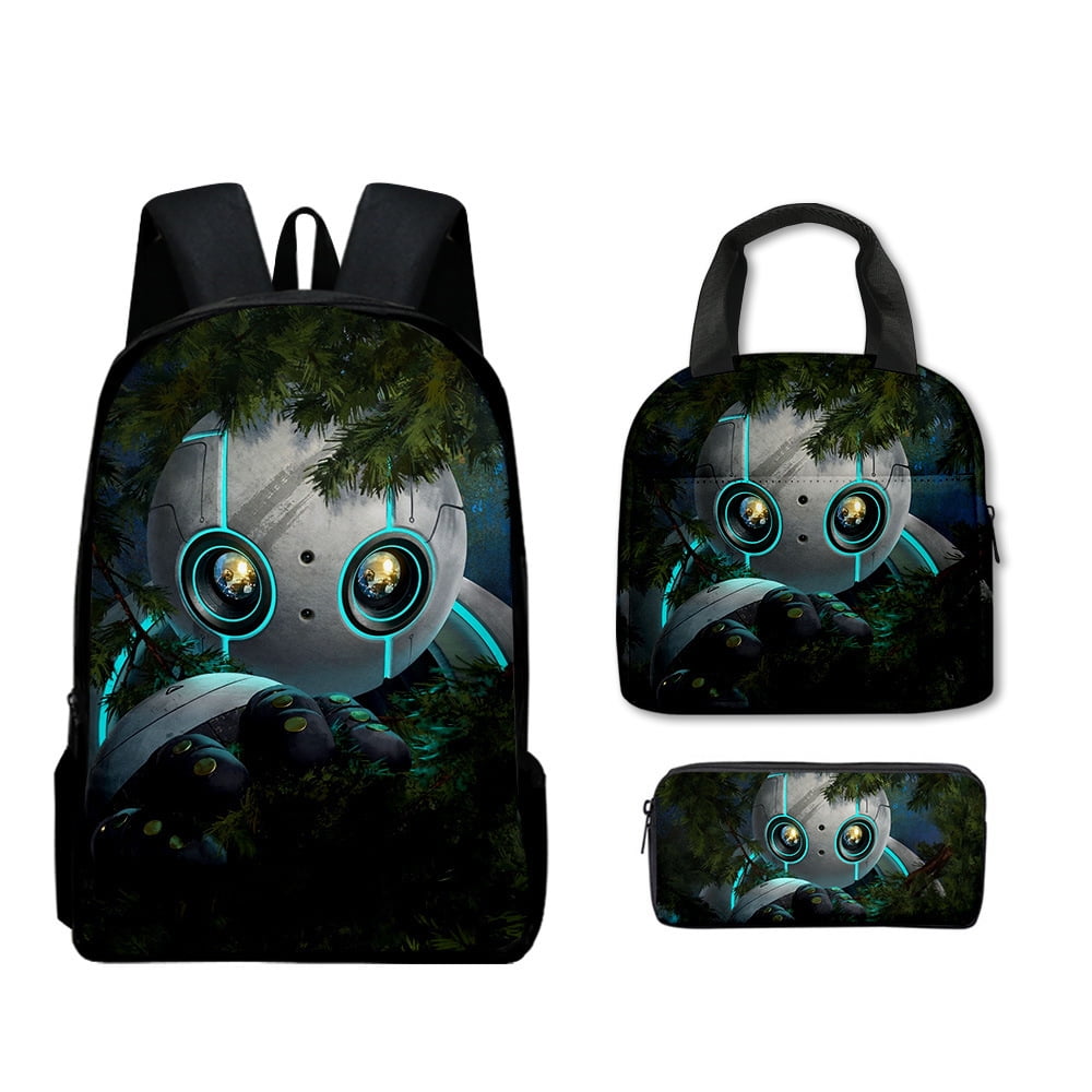 The Wild Robot Anime Travel Backpack for Teens/Womens/Mens/ Casual ...