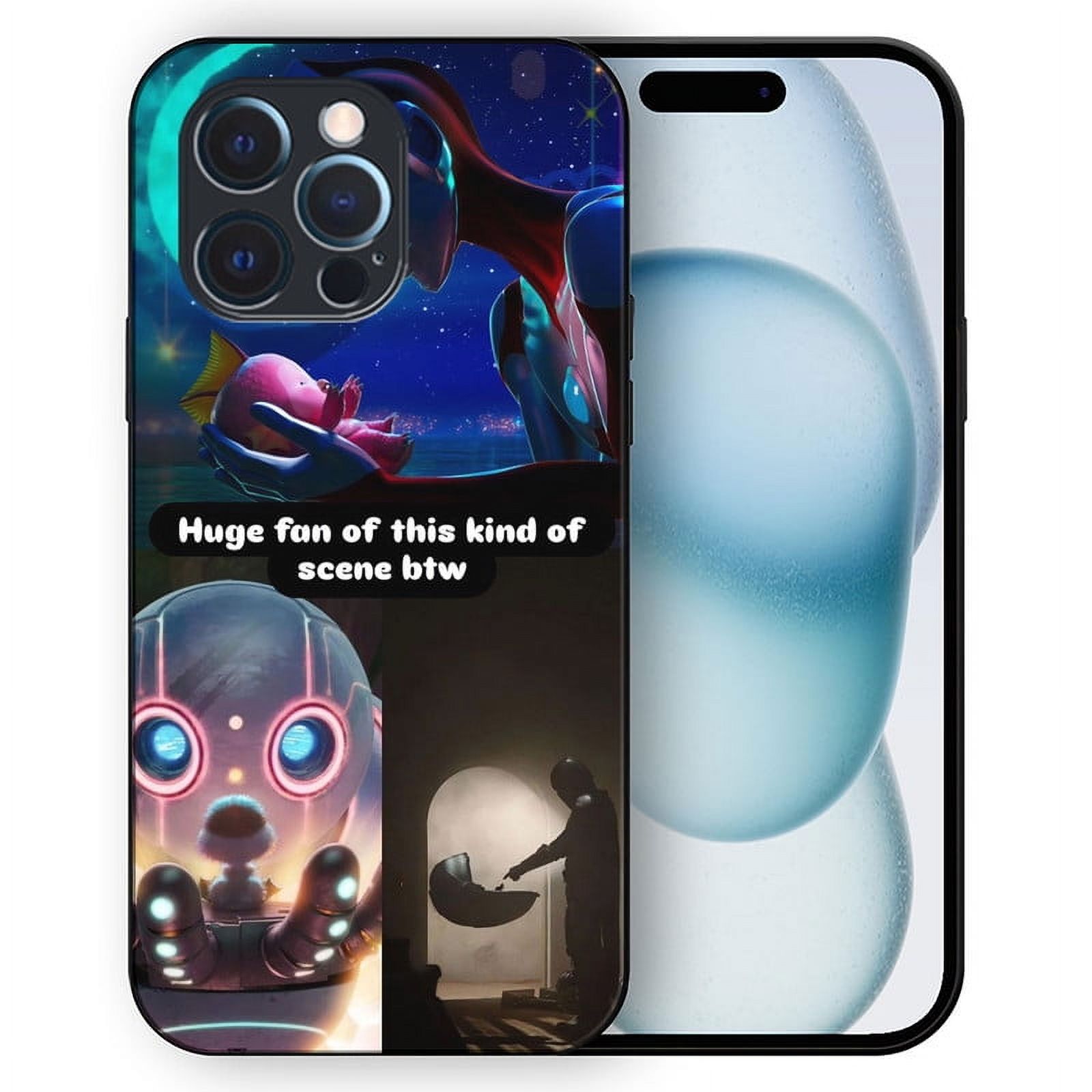 The Wild Robot Fan Phone Case,a print of The Wild Robot,made from TPU and Tempered Glass for ...