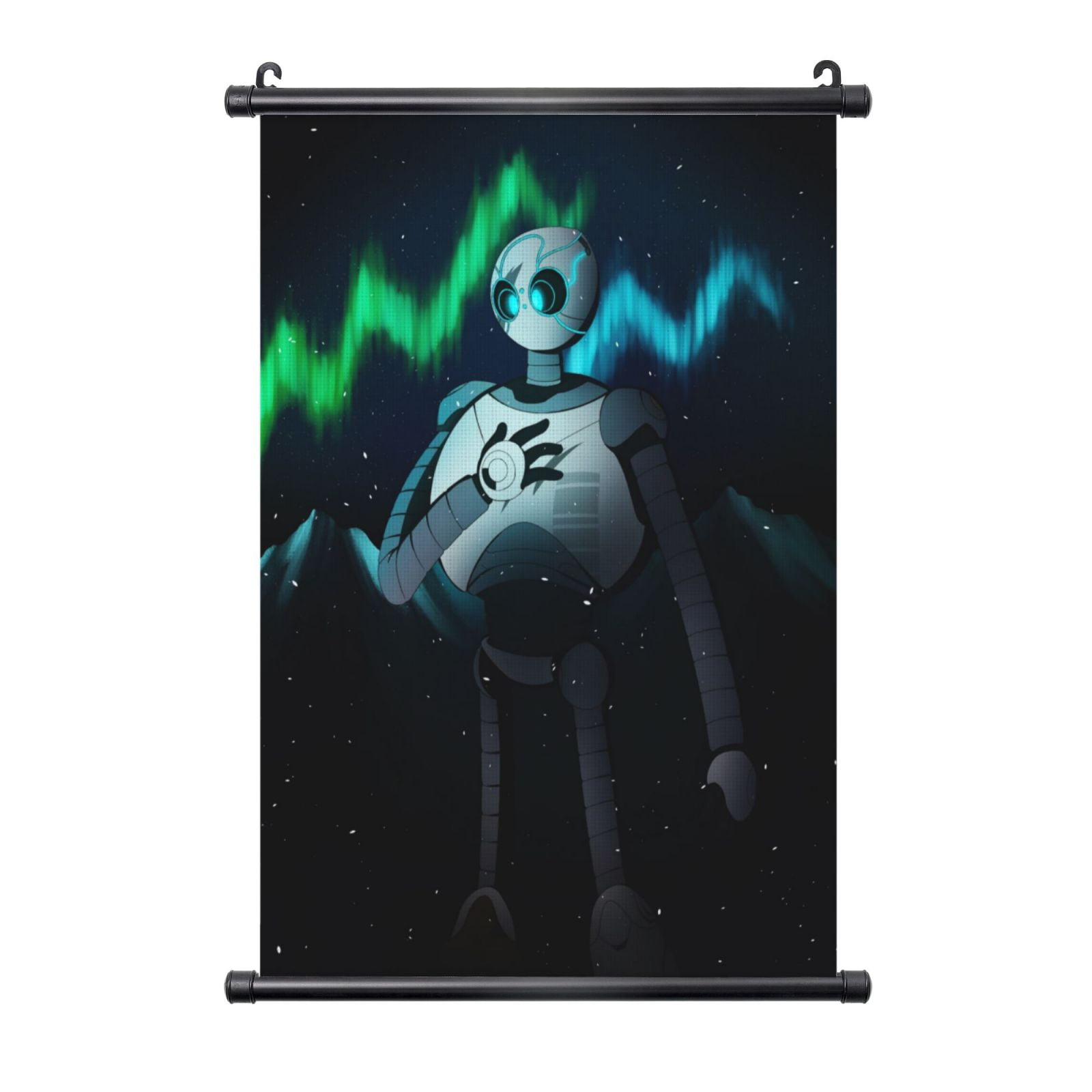The Wild Robot Hanging Poster, Black Plastic Shaft Wall Hanging Posters ...