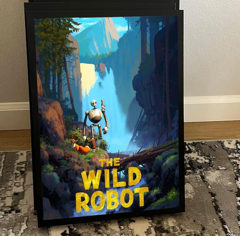 The Wild Robot Movie 2024 Poster, 2024 Movie, Gift - Walmart.com