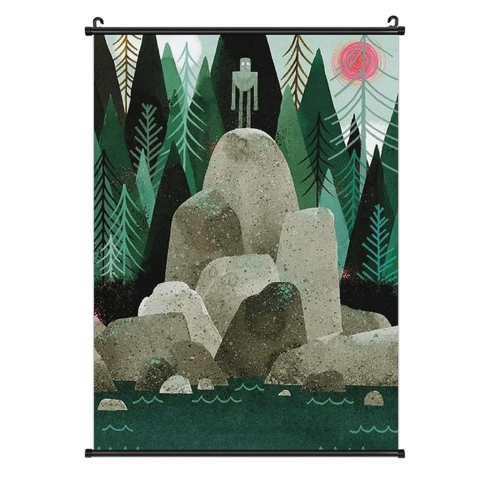 The Wild Robot Poster Canvas Hanging Picture for Living Room Home ...