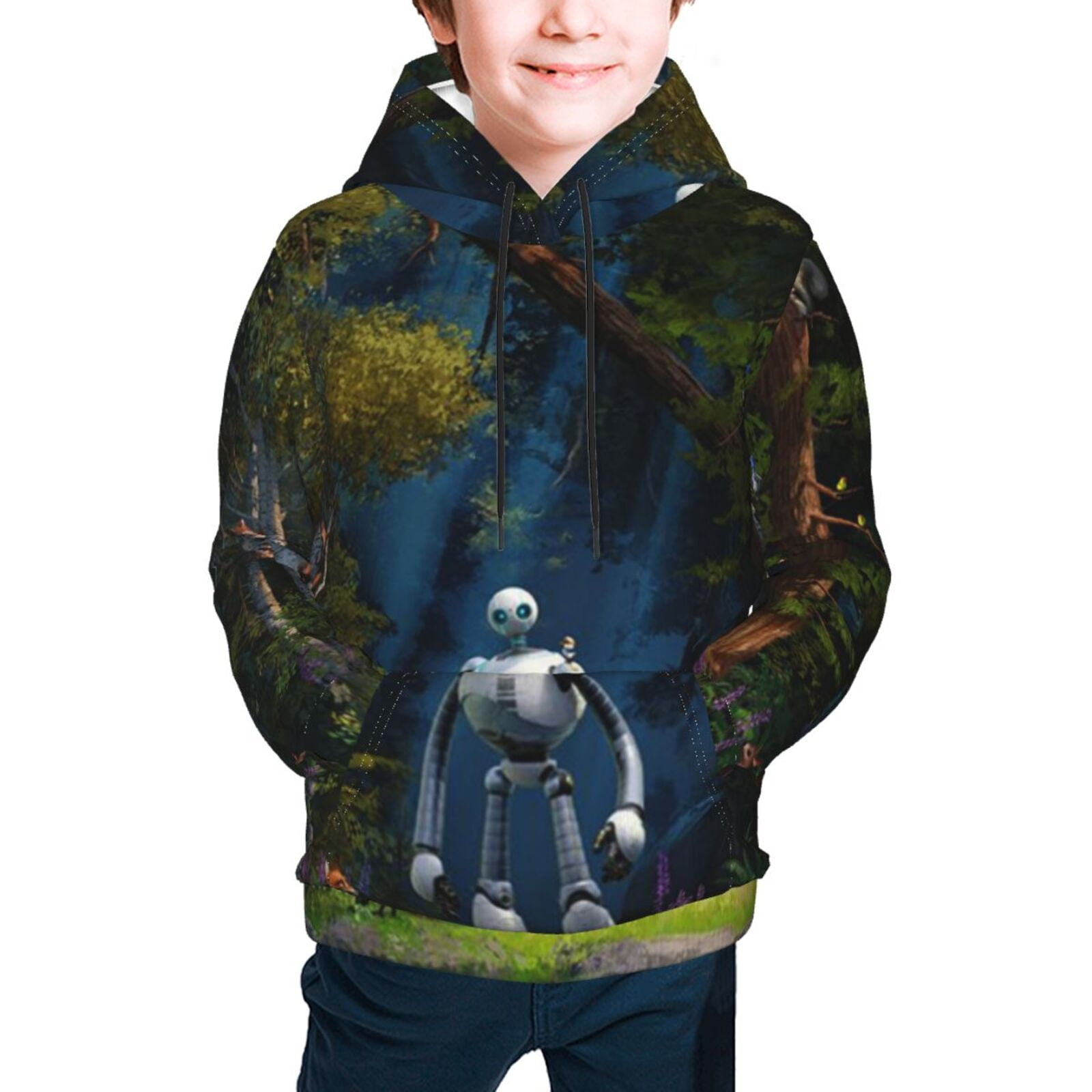 The Wild Robot Poster Youth Sweatshirt Novelty Hoodies Pullover Teen ...