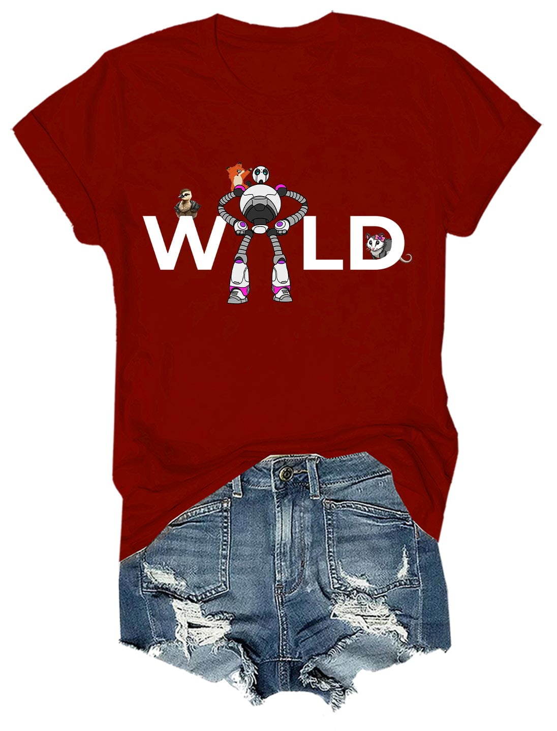 The Wild Robot Shirt, Robot Lover Shirt, The Wild Robot TShirt, Robot ...