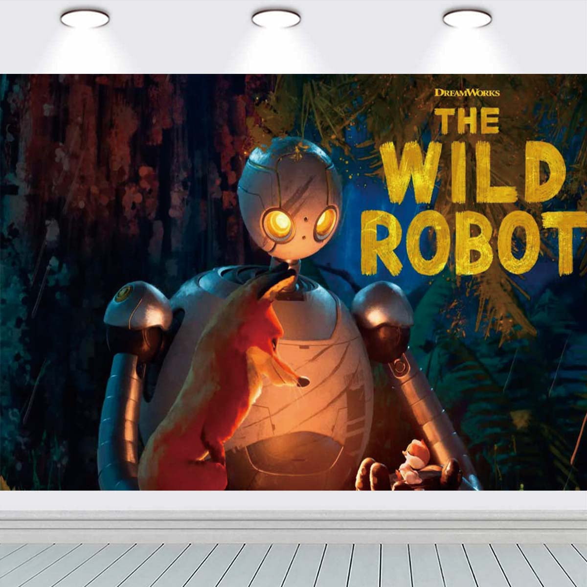 The Wild Robot school Poster Backdrop Banner Party Supplies Birthday ...