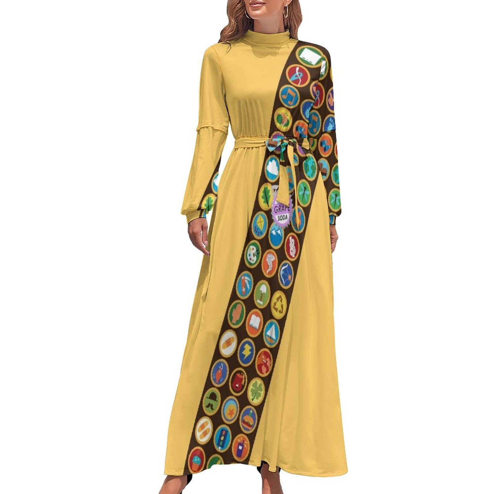 The Wilderness Must Be Explored Long Dress Women's dress Elegant gown dress party evening ...