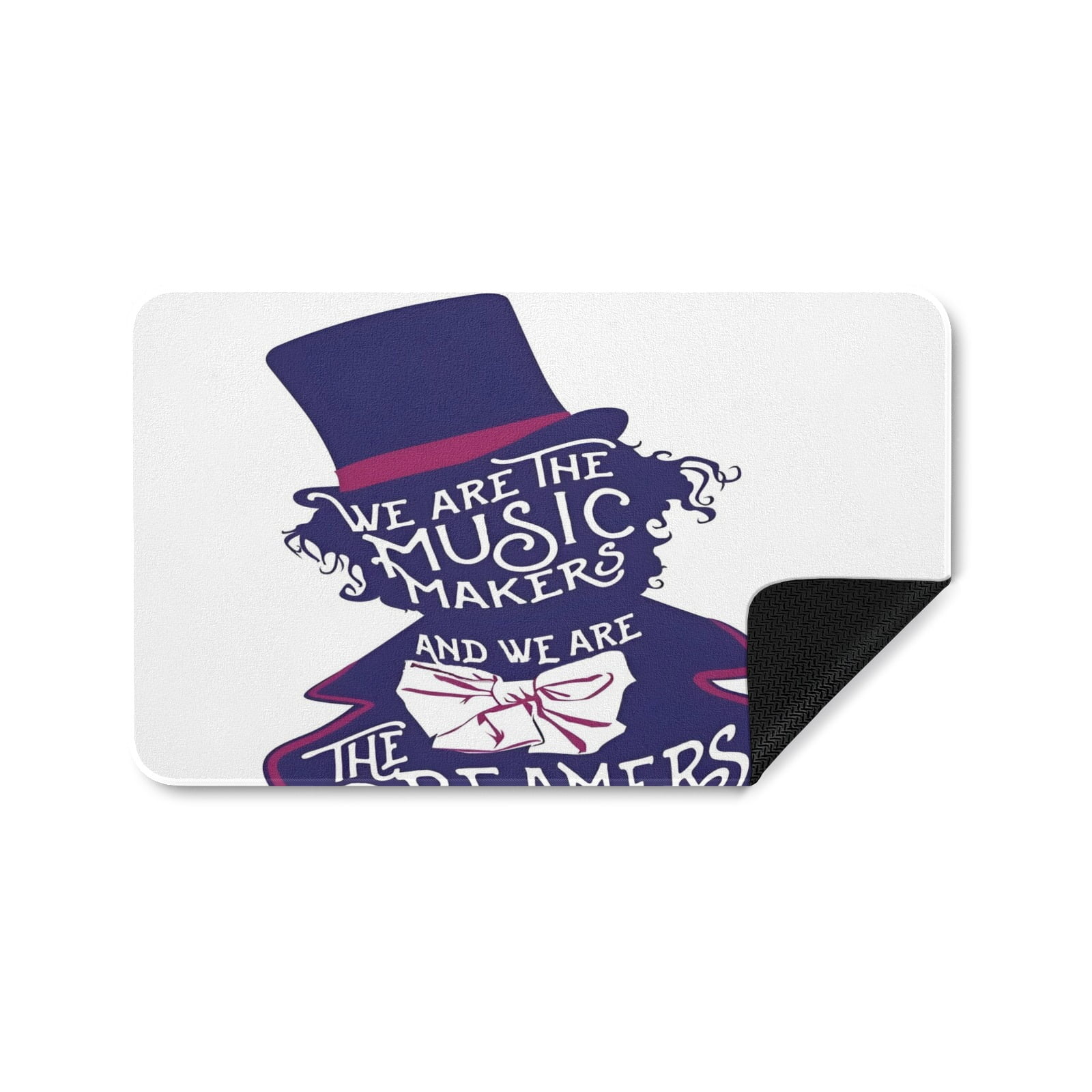 The Willy Wonka Patterned Floor Mat Is Durable And Easy To Clean Adding ...