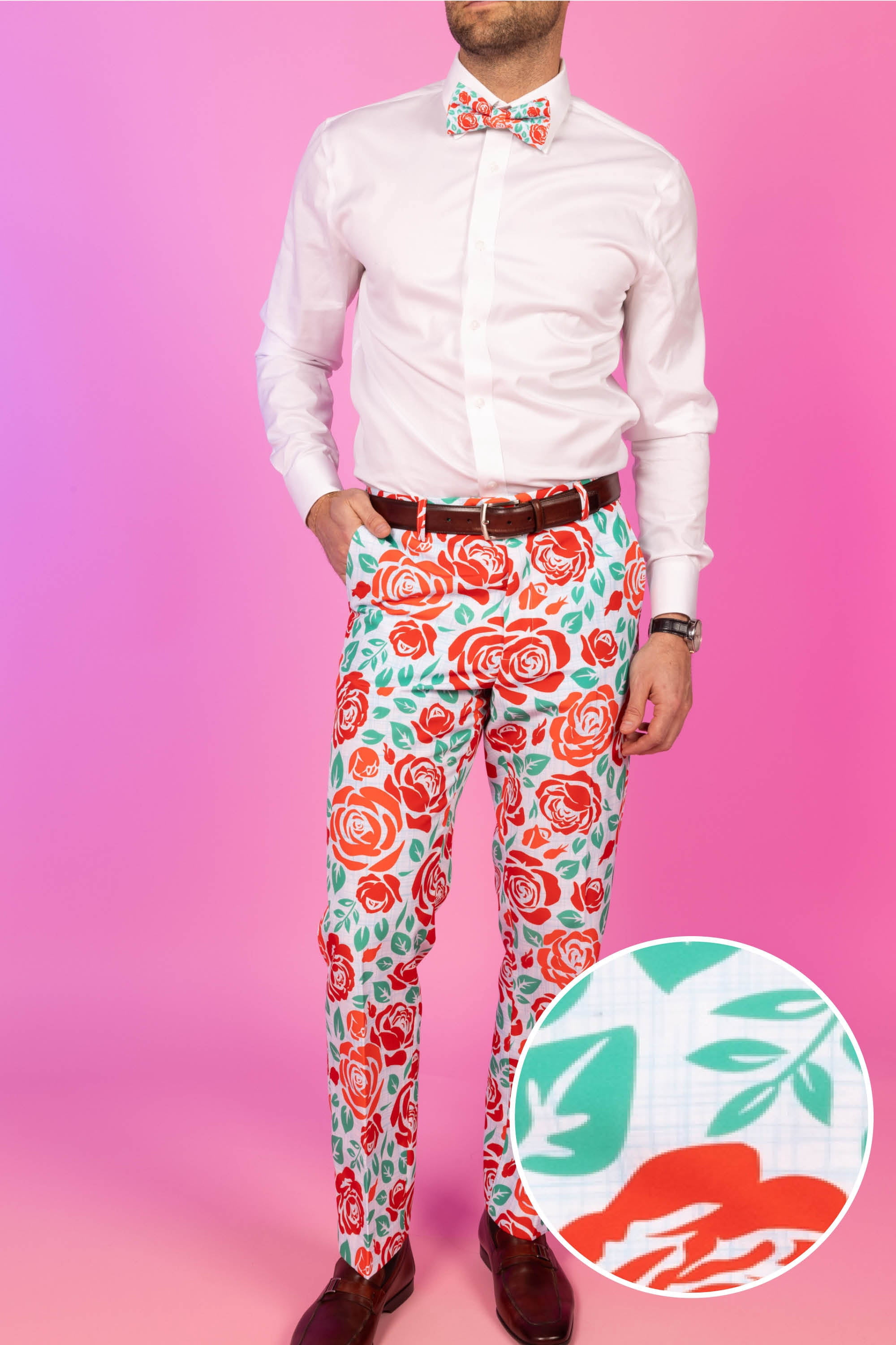 The Win By A Rose - Shinesty Derby Roses Suit Pants Waist 32 - Walmart.com