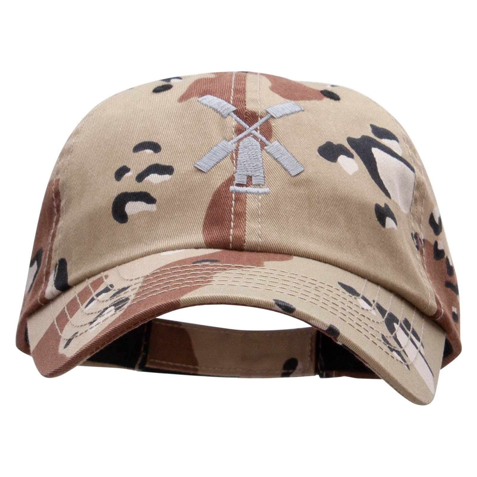The Windmill Embroidered Enzyme Washed Camo Cap - Desert OSFM - Walmart.com