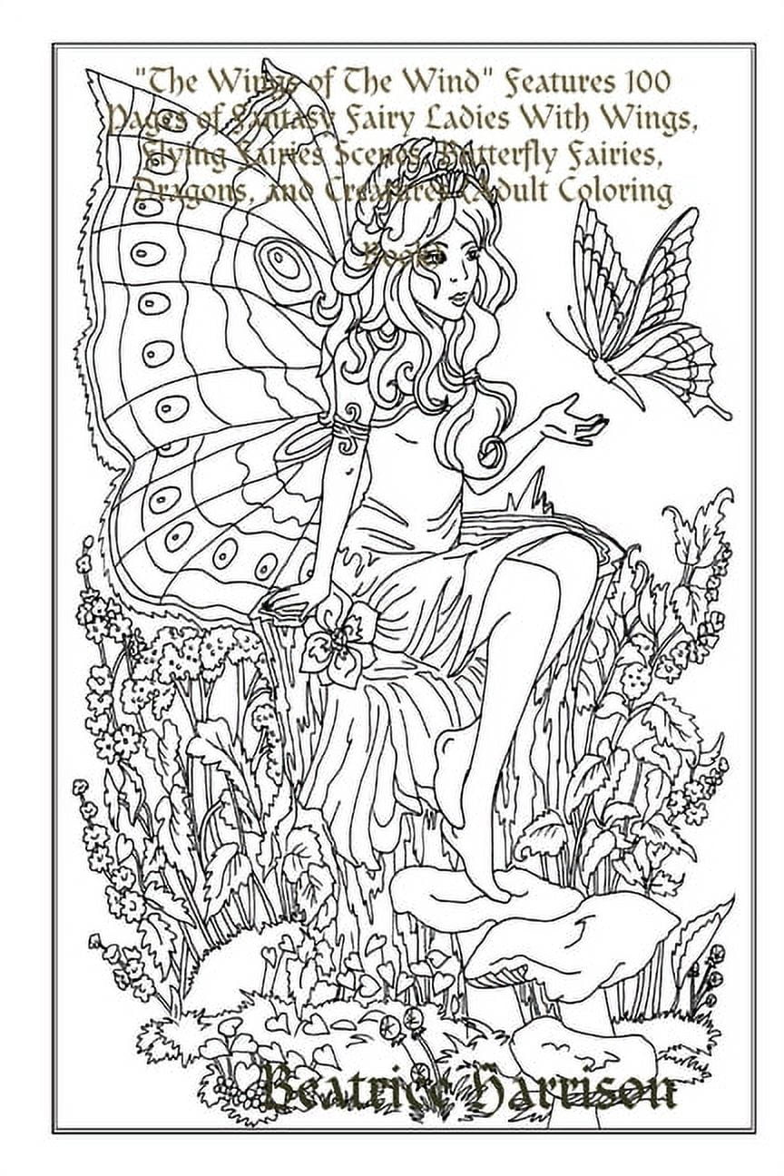 "The Wings of The Wind" Features 100 Pages of Fantasy Fairy Ladies With ...