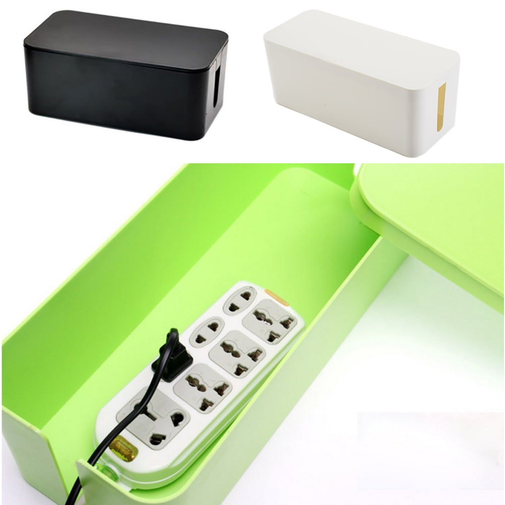 The Wire Power Strip Cover Power Cord Storage Box Small Size Cable Box ...