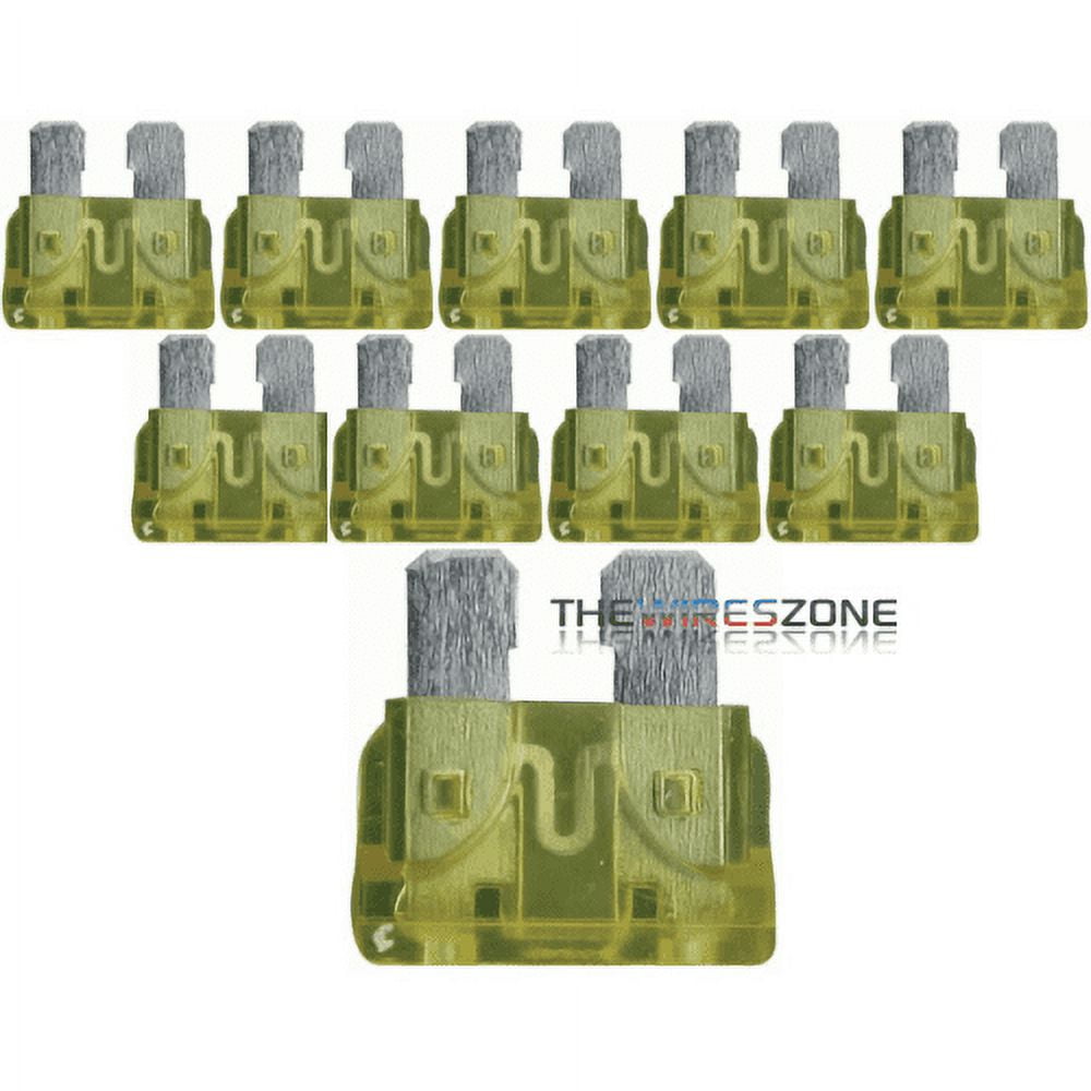 The Wires Zone ATC20 10 Pack Fuse ATC 20 Amp 20A Automotive - Walmart.com