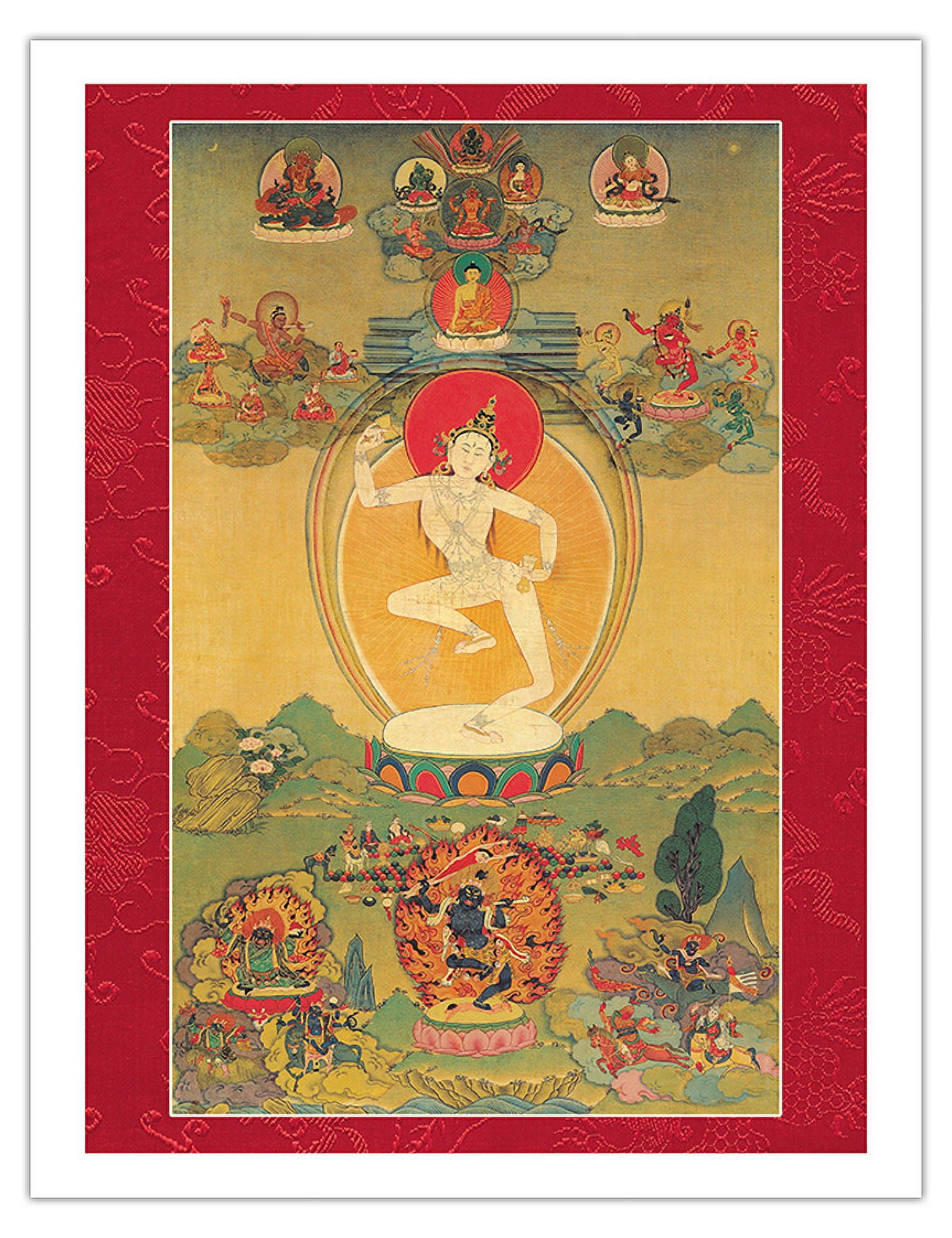 The Wisdom Dakini - Tibetan Yogini Machig Labdrön (1055-1153) - Vintage ...