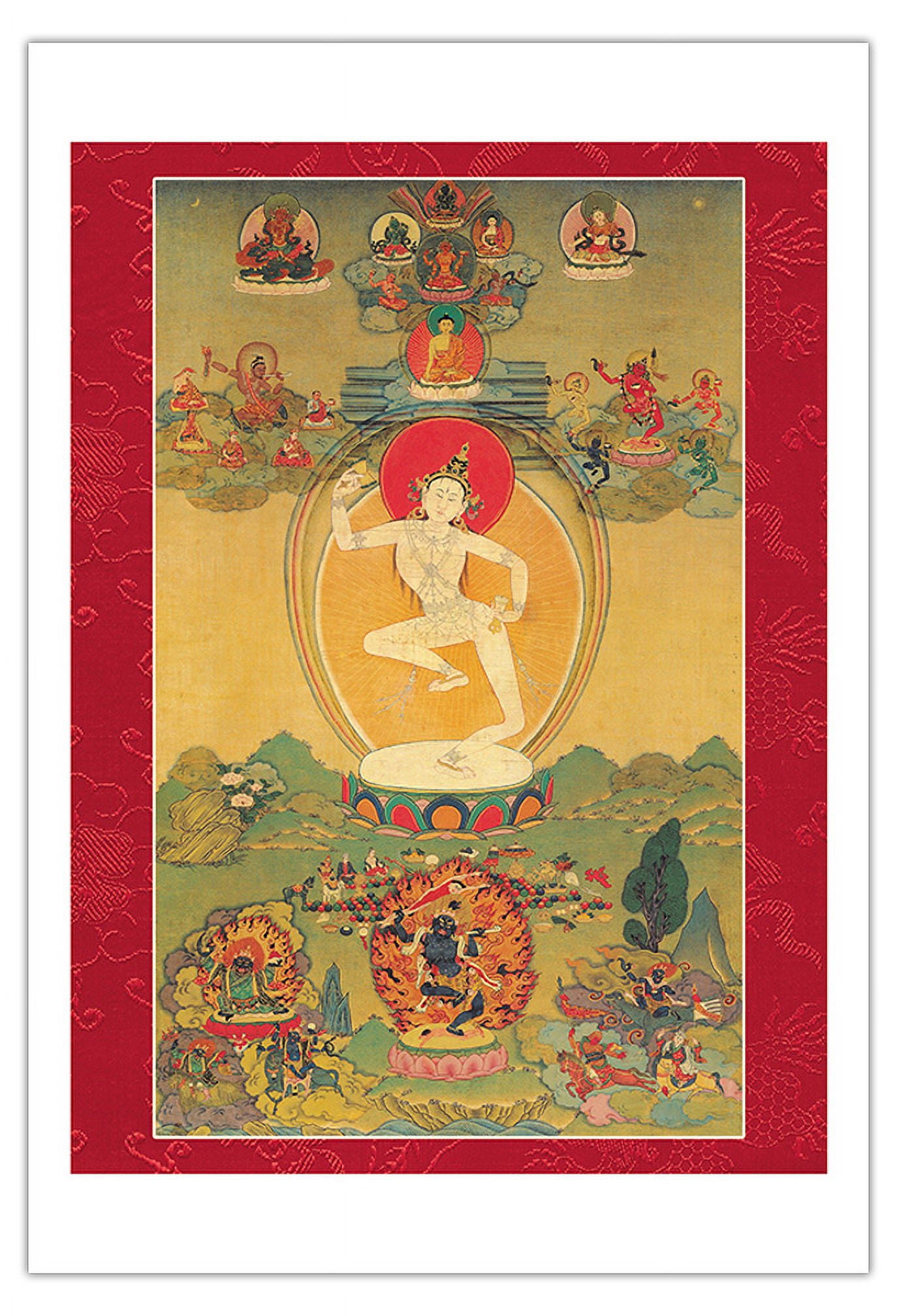 The Wisdom Dakini - Tibetan Yogini Machig Labdrön (1055-1153) - Vintage ...