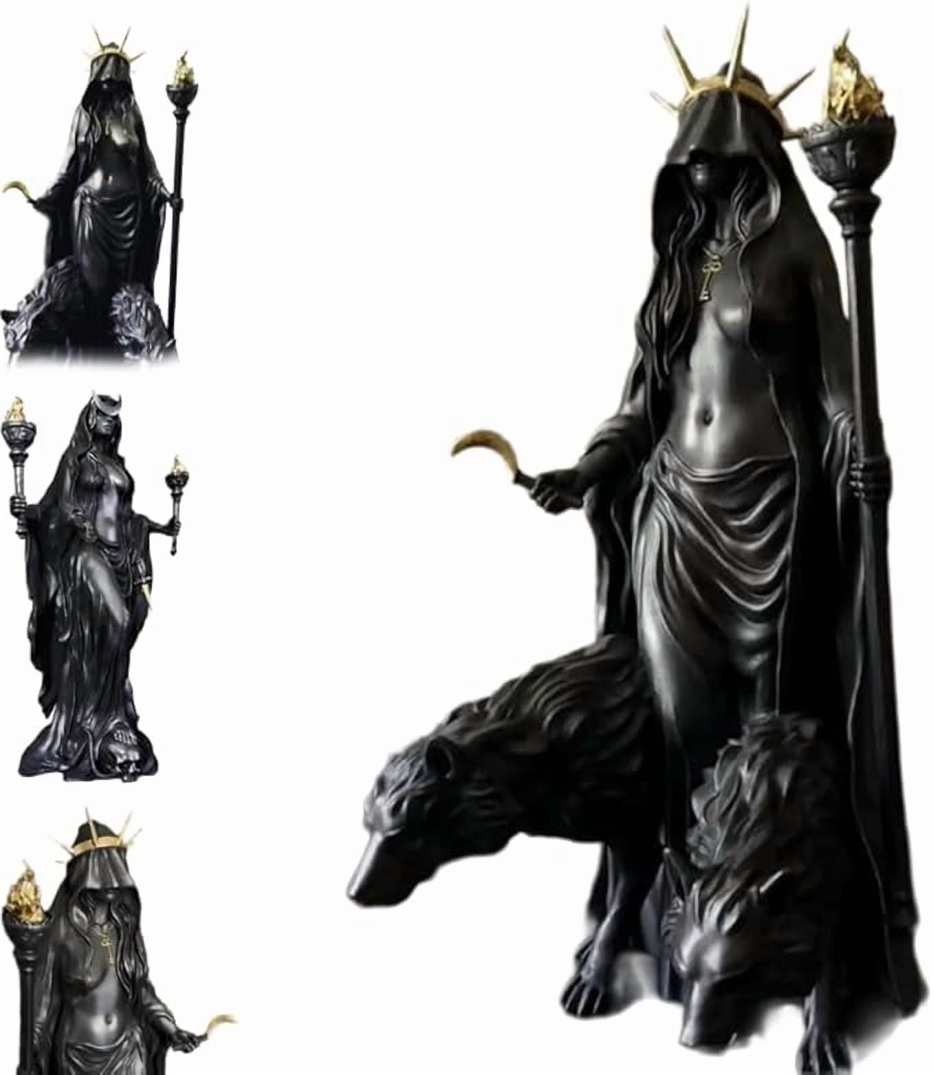The Witch of The Night Halloween Decorations Indoor Hecate Statue Greek ...