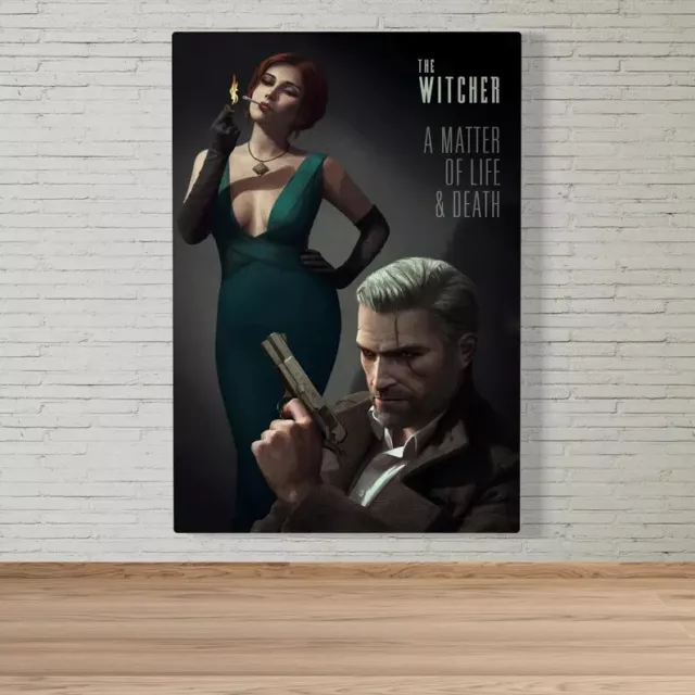 The Witcher 3 Wild Hunt Wall Art NO FRAMED POSTER, Home Decor, Vintage ...