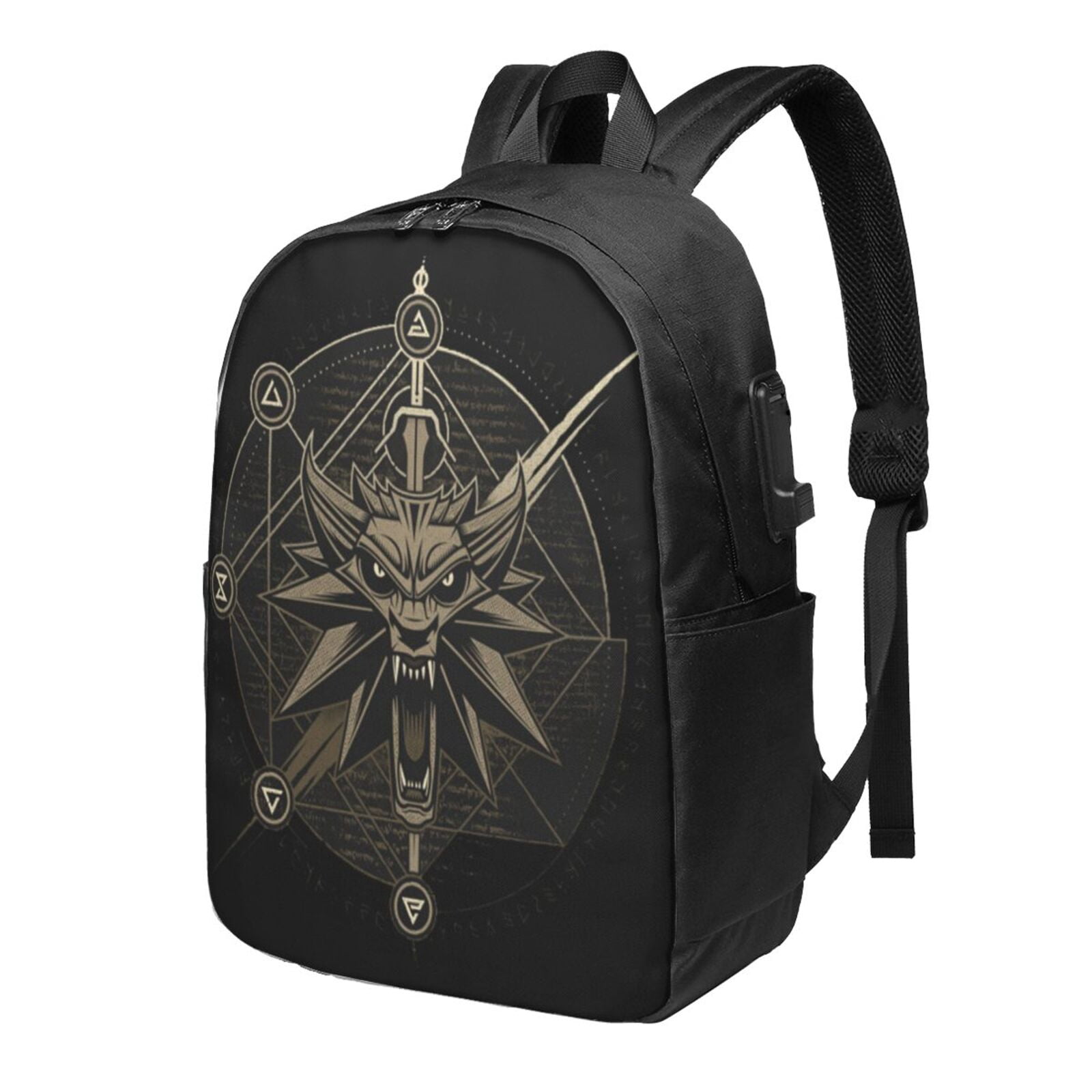 The Witcher Backpack Fashion Travel Backpack Laptop Backpack 17 Inch ...