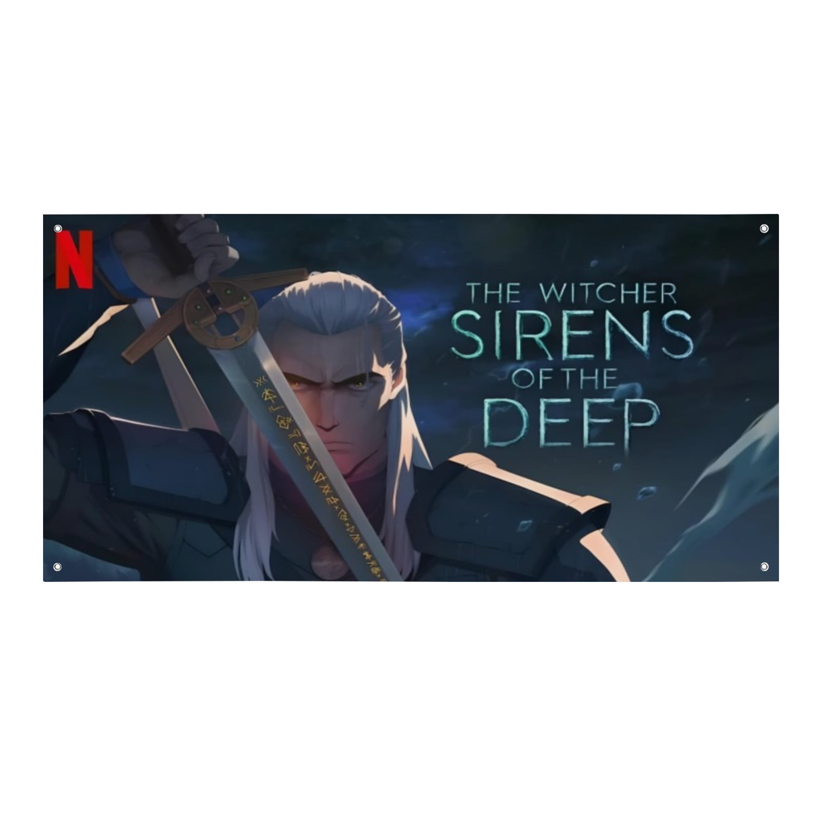 The Witcher Sirens of the Deep-Theme Backdrops Banner Birthday Party ...
