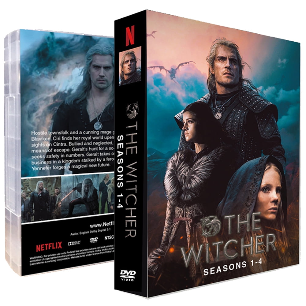 The Witcher: The Complete Series (Seasons 1-4) - 12-Disc All Region DVD ...
