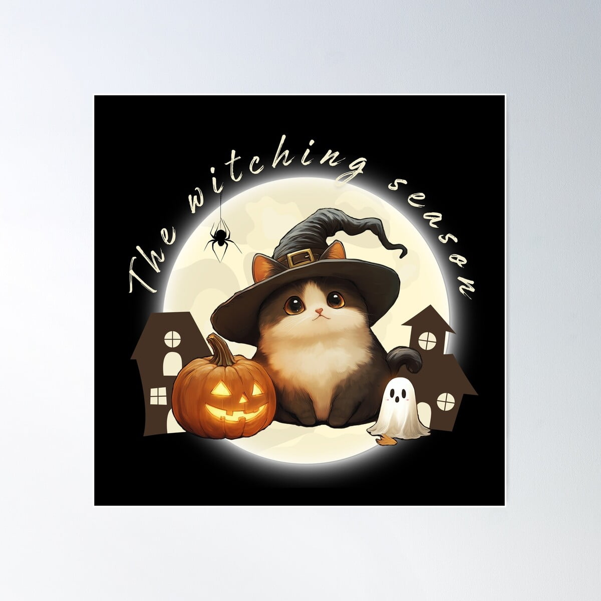 The Witching Season For Deep Colour Texture Poster Wall Art, Modern ...