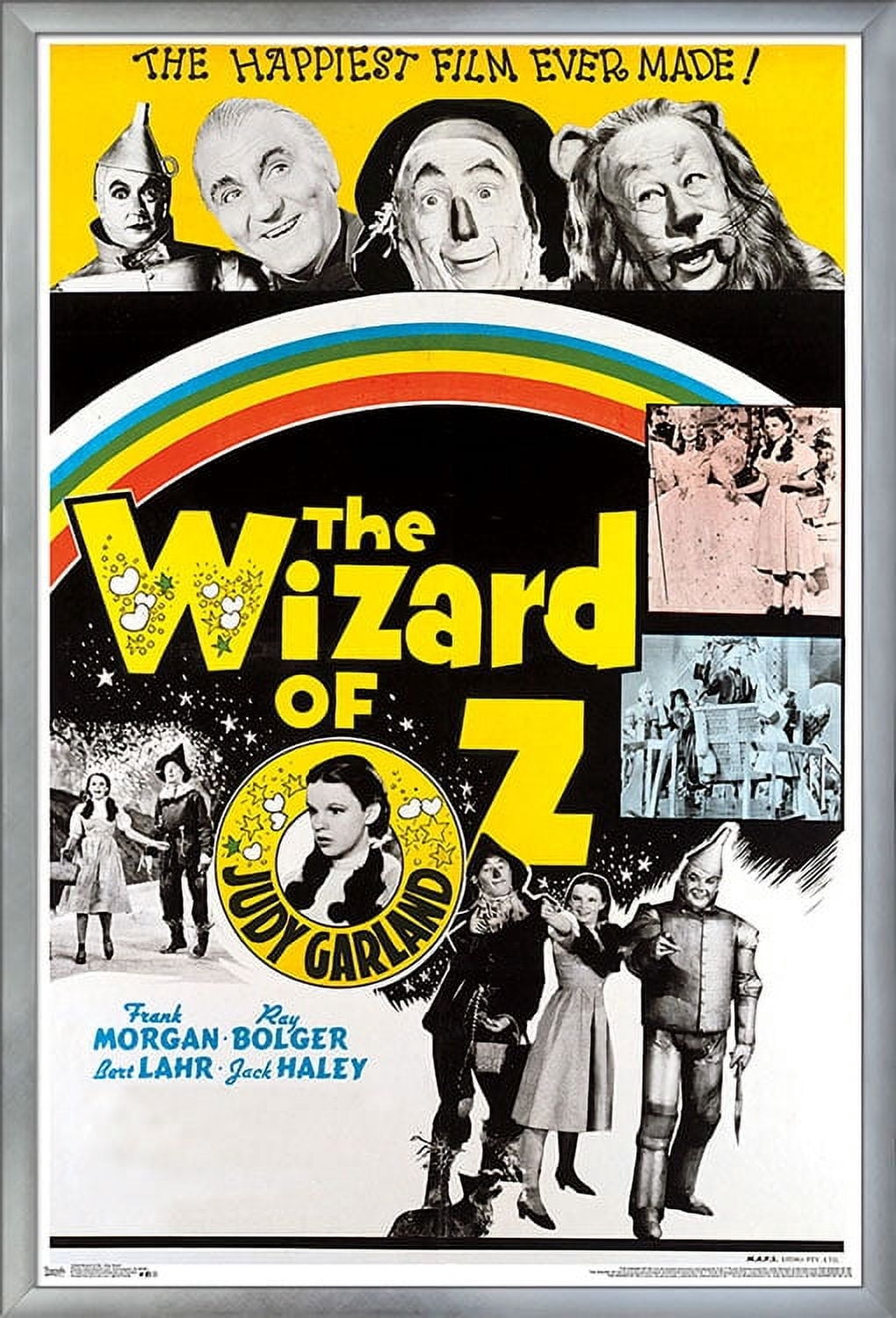 The Wizard Of Oz - One Sheet Wall Poster, 22.375" x 34", Framed ...