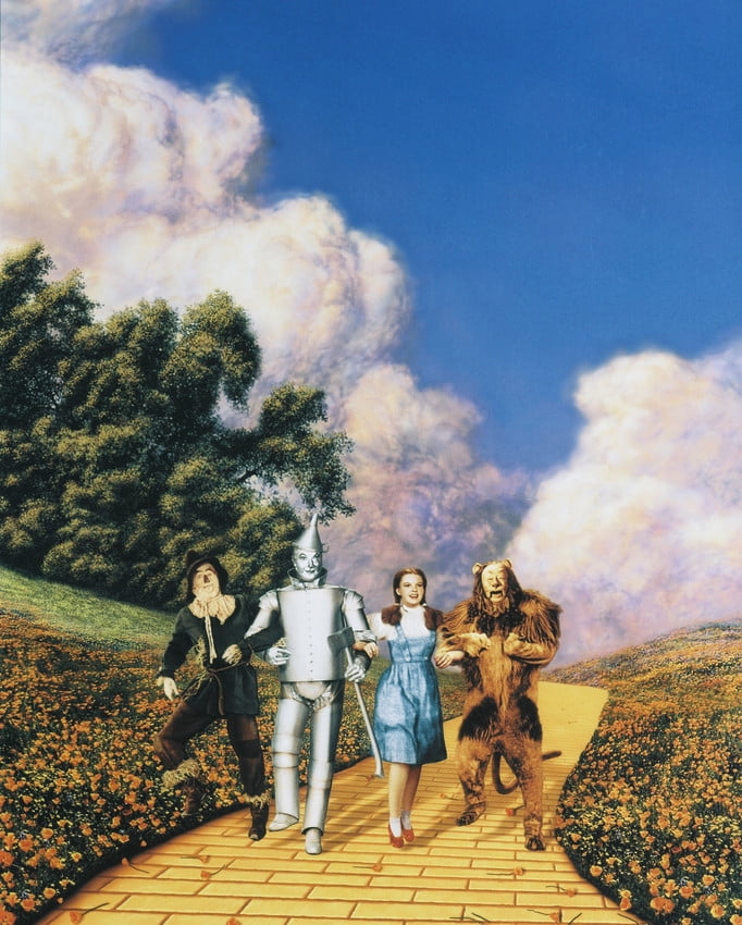 The Wizard Of Oz Yellow Brick Road 24x36 Classic Hollywood Poster ...