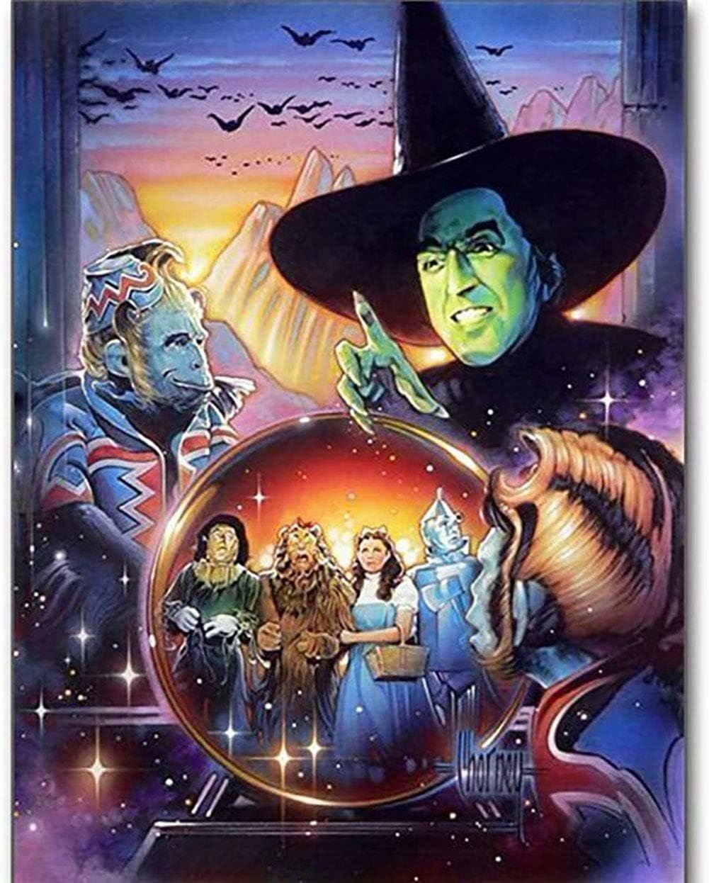 The Wizard of Oz Diamond Painting Kits for Adult Beginners, 5D Cartoon ...
