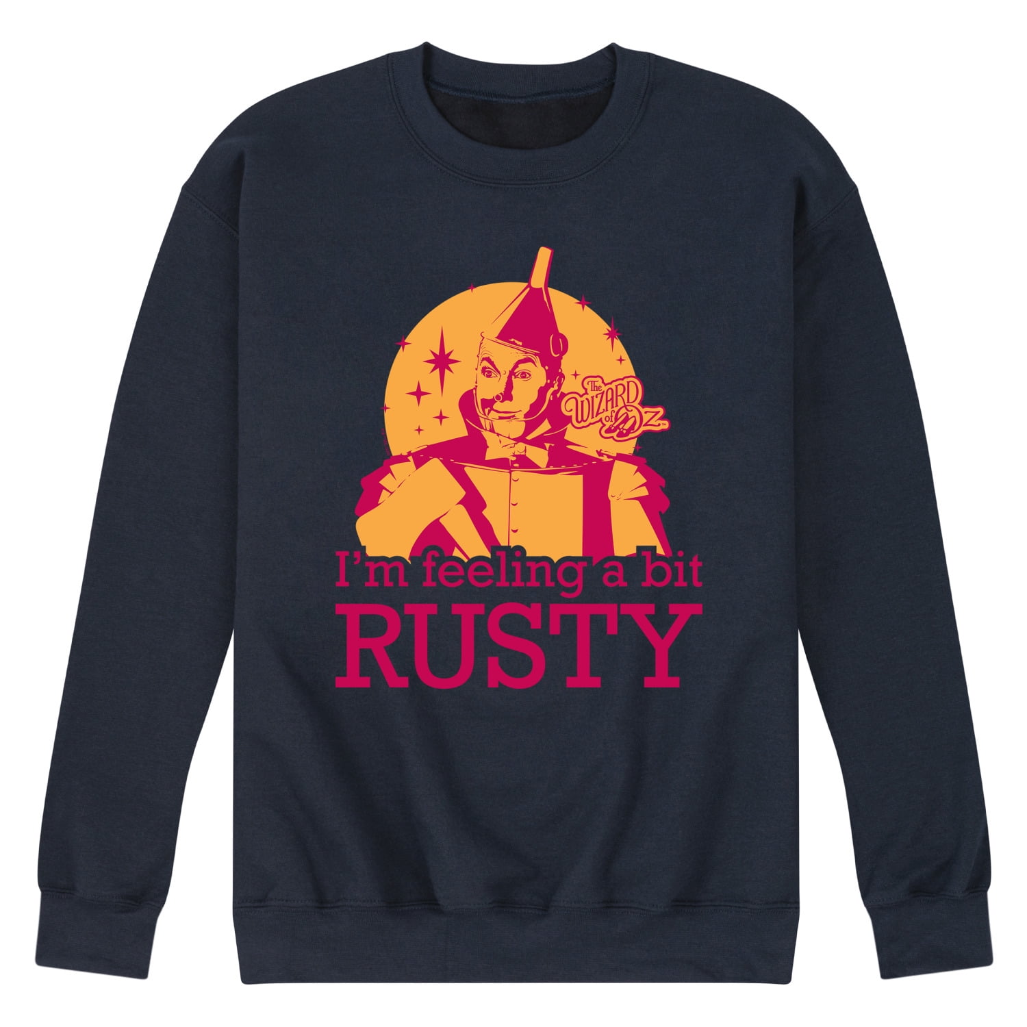 The Wizard of Oz - A Bit Rusty Tin Man - Men's Crew Neck Fleece Pullover - Walmart.com