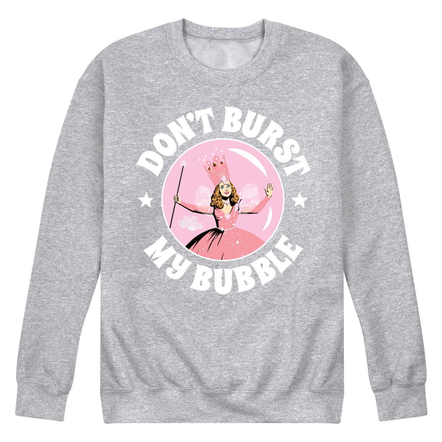 The Wizard of Oz - Don't Burst My Bubble - Men's Crew Neck Fleece ...