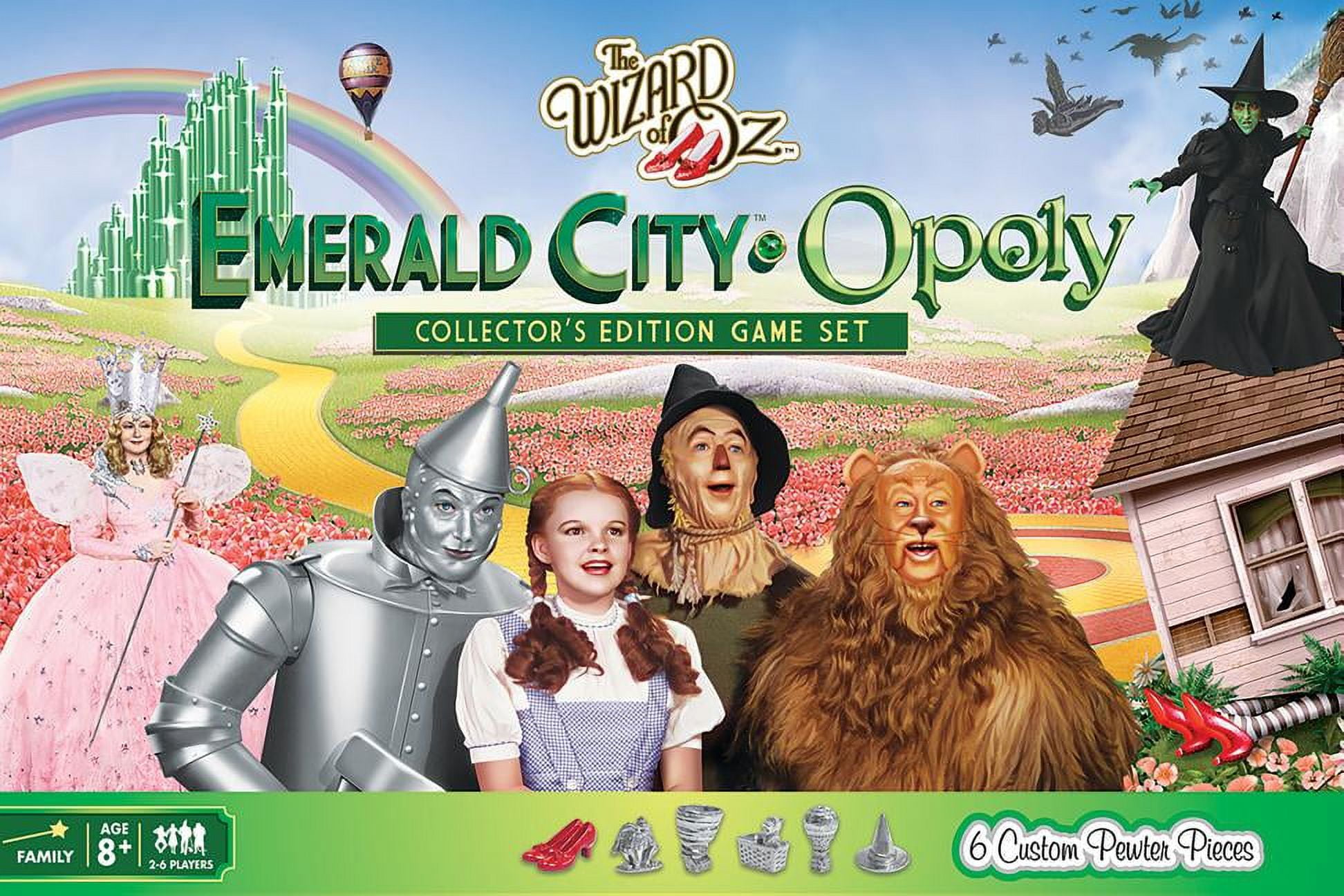 The Wizard of Oz® Emerald City-Opoly Board Game by MasterPieces ...