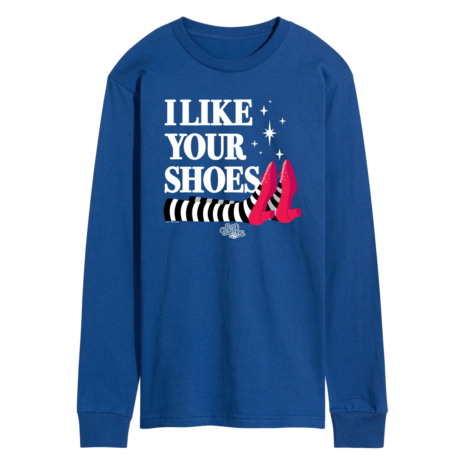 The Wizard of Oz - I Like Your Shoes Ruby Slippers - Men's Long Sleeve ...