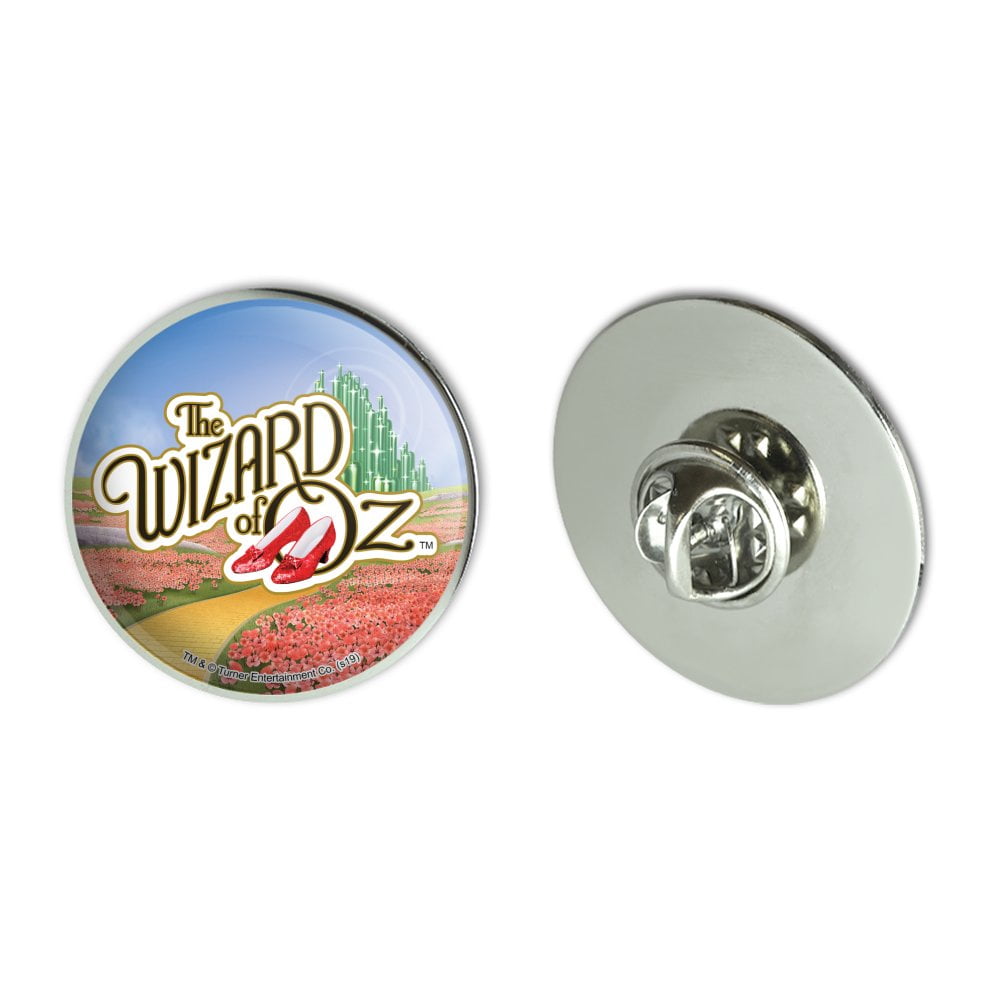 The Wizard of Oz Ruby Slippers Logo Metal 1.1" Tie Tack Hat Lapel Pin ...