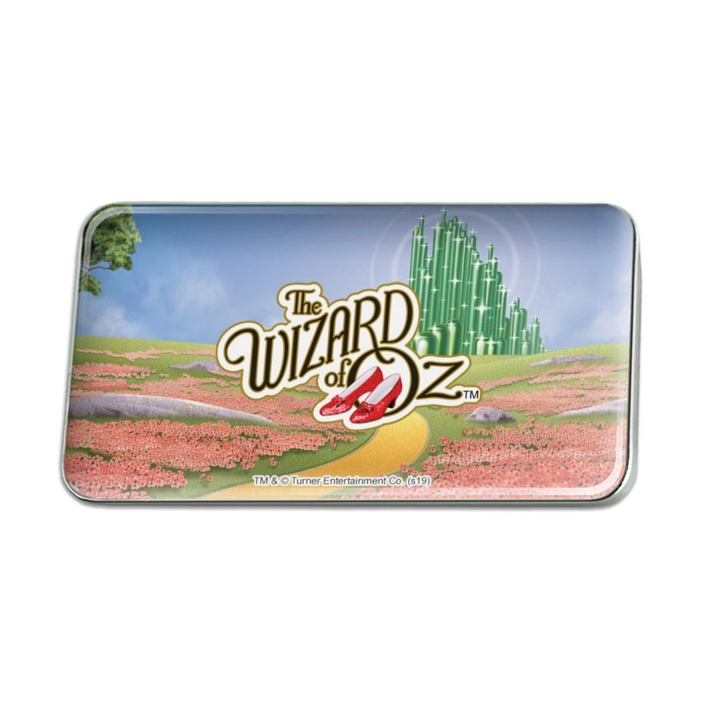 The Wizard of Oz Ruby Slippers Logo Metal Rectangle Lapel Hat Pin Tie ...