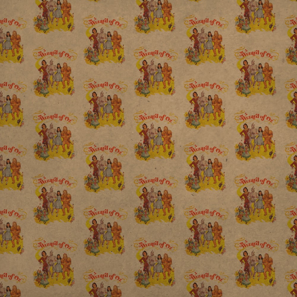 The Wizard of Oz Yellow Brick Road Premium Kraft Roll Gift Wrap ...